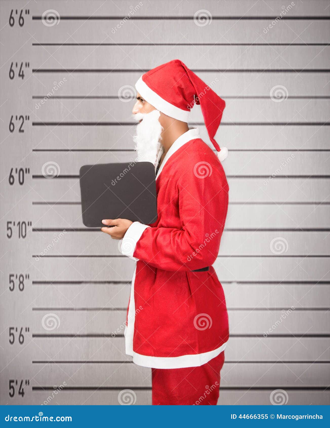 Santa Claus in prison stock image. Image of crime, caught - 44666355