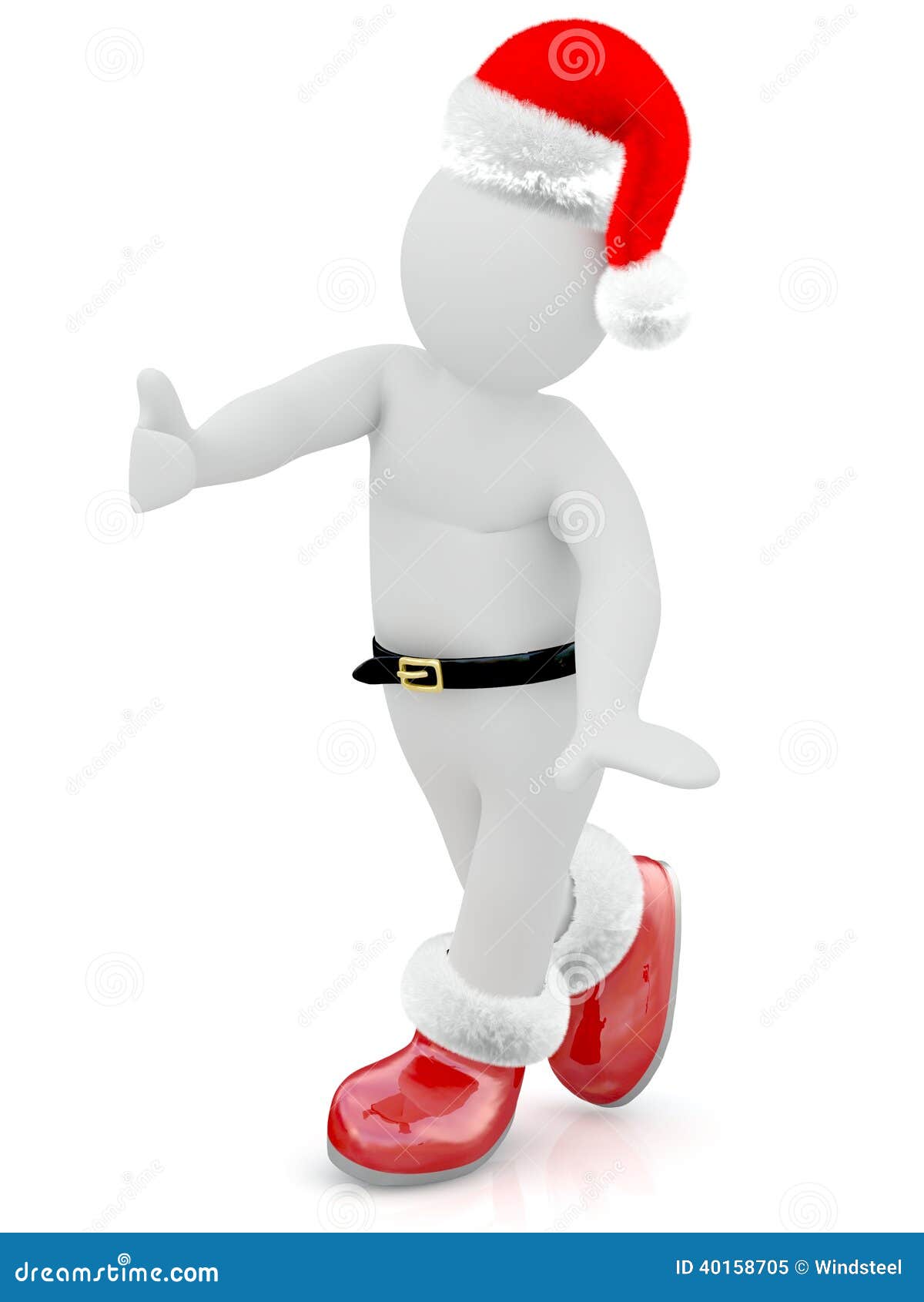 Santa Claus puppet stock illustration. Illustration of abstract - 40158705
