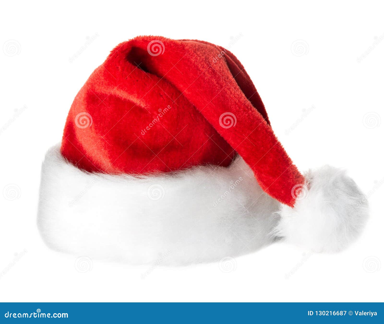 Santa Claus red hat stock image. Image of white, holiday - 130216687