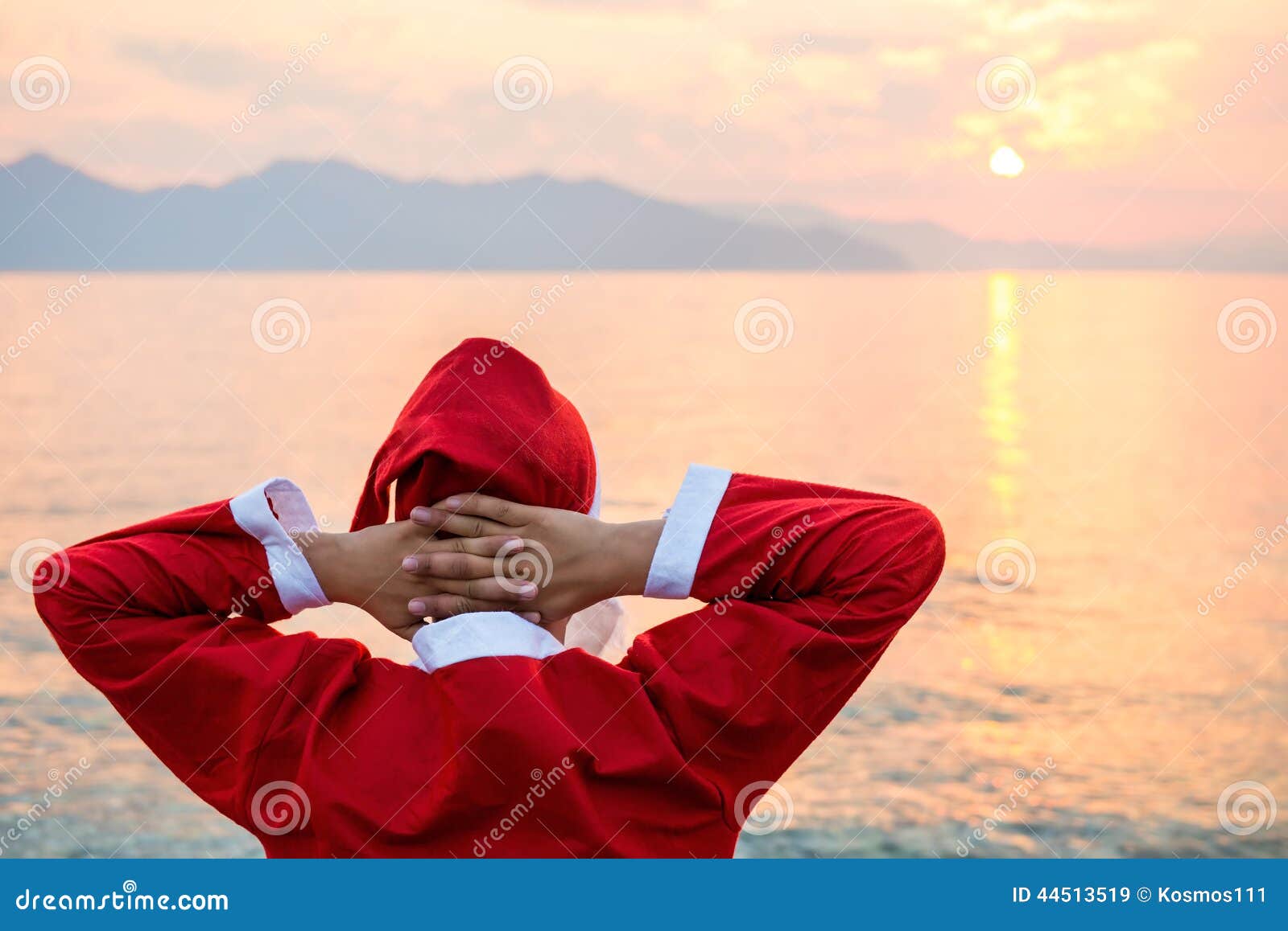 Santa Claus relaxing stock image. Image of frost, leisure - 44513519