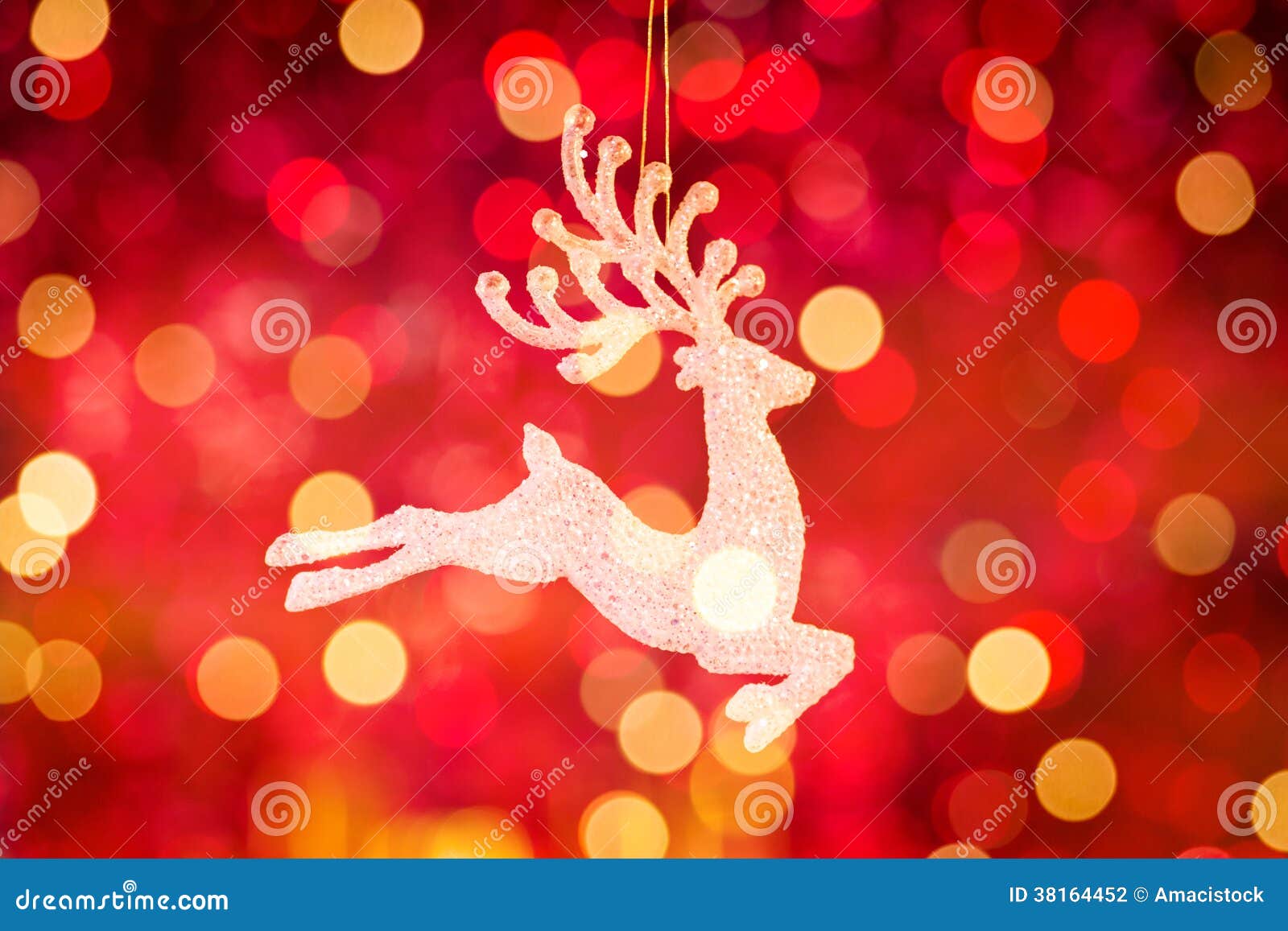 Santa Claus ren Rudolph arkivfoto. Bild av rudolf, liggande - 38164452