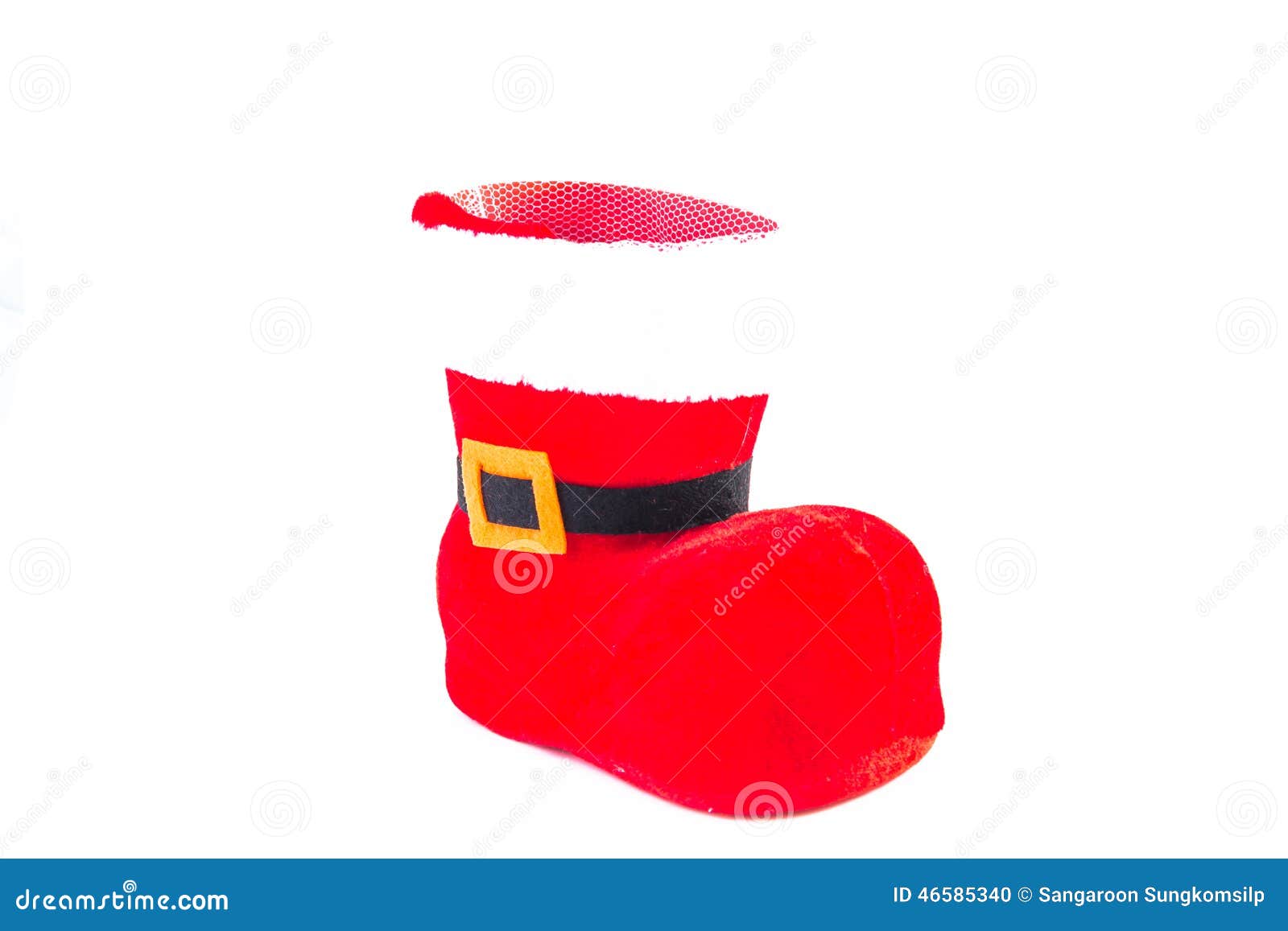 Santa claus shoe stock photo. Image of space, object - 46585340