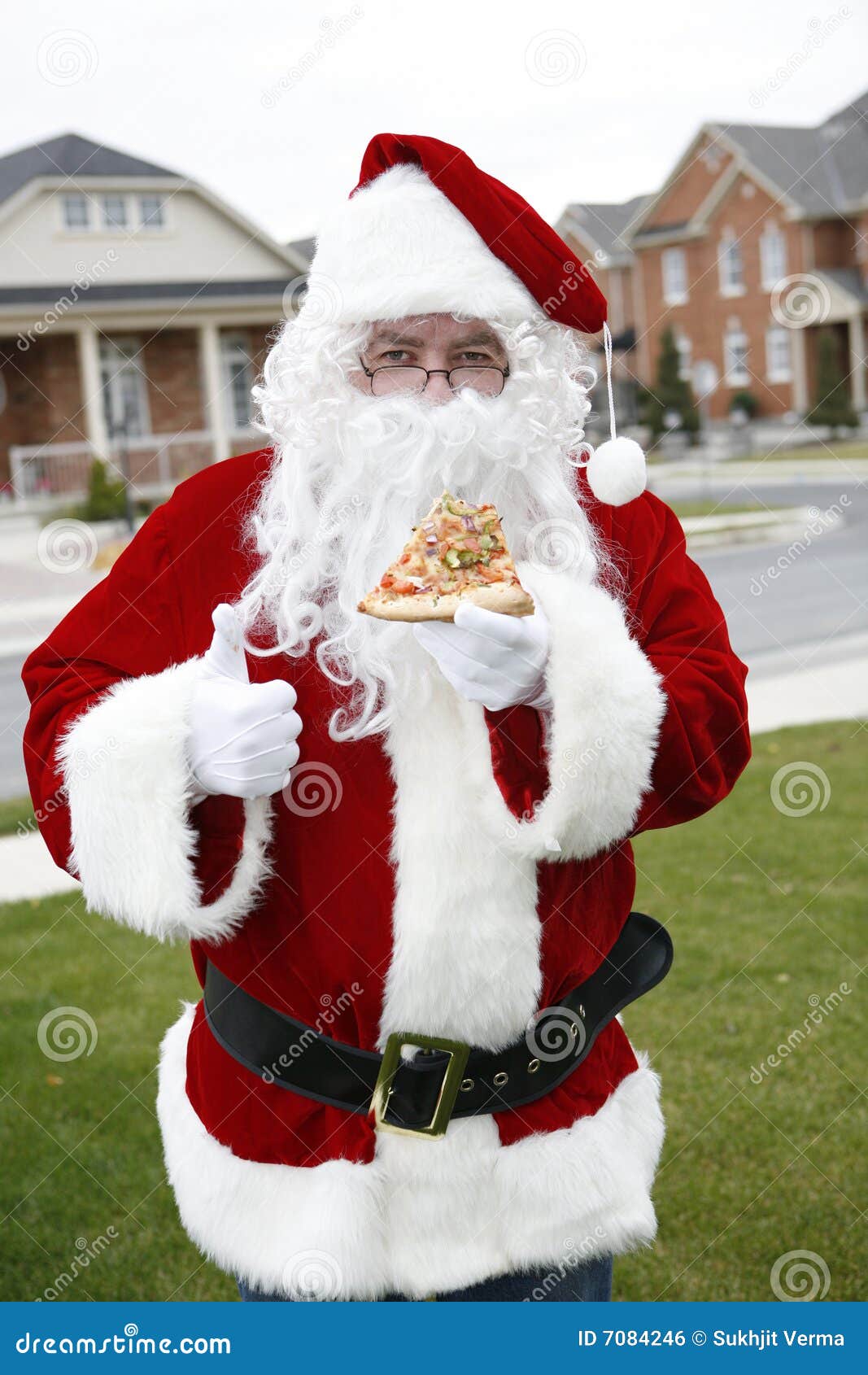 Santa claus smiling stock photo. Image of enjoying, outdoor - 7084246