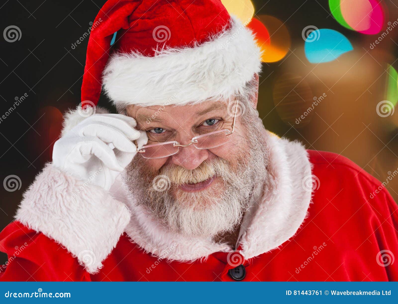 Santa claus smiling stock image. Image of christianity - 81443761