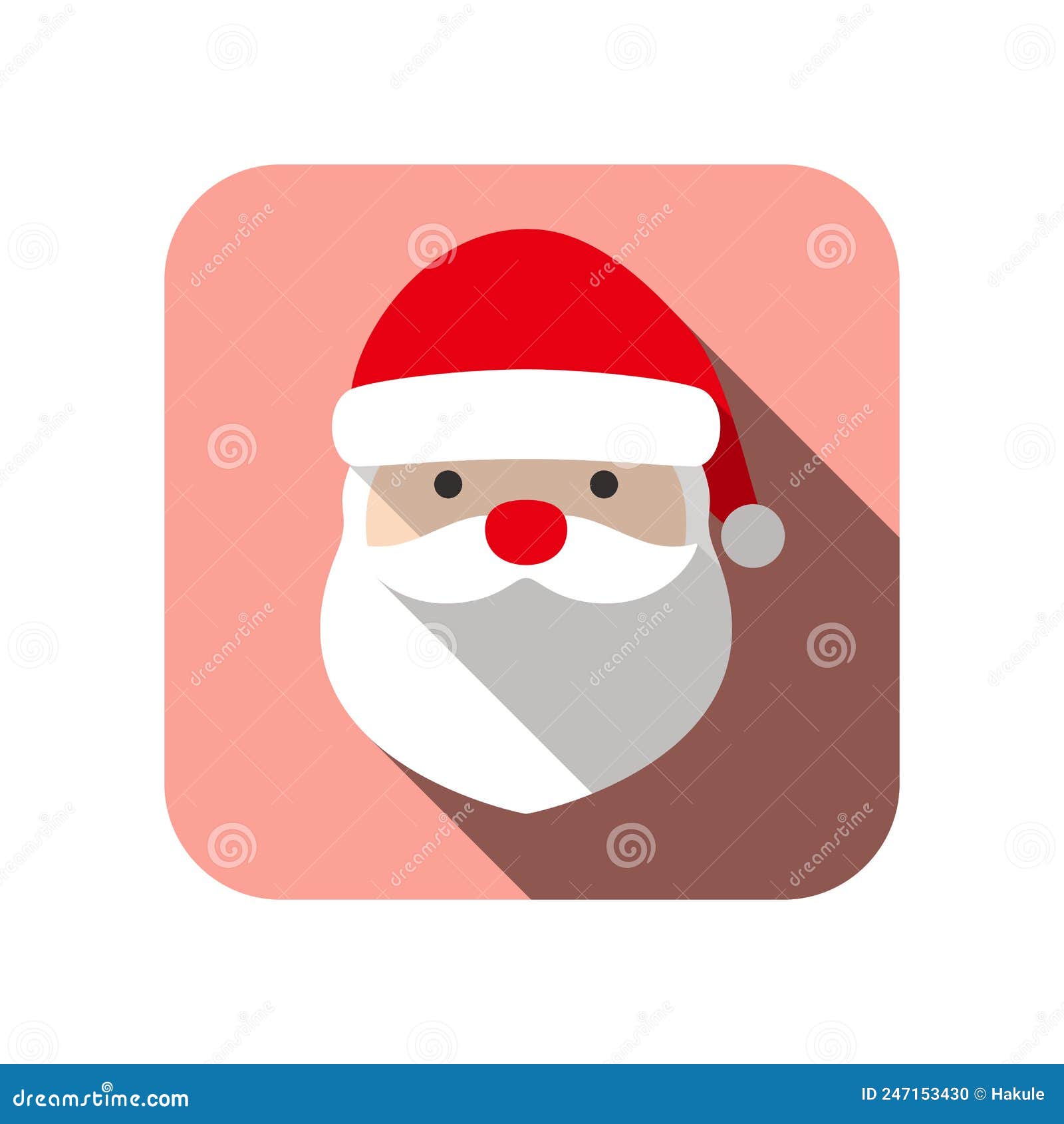 Santa Claus Smiling, Vector Illustration Stock Illustration ...
