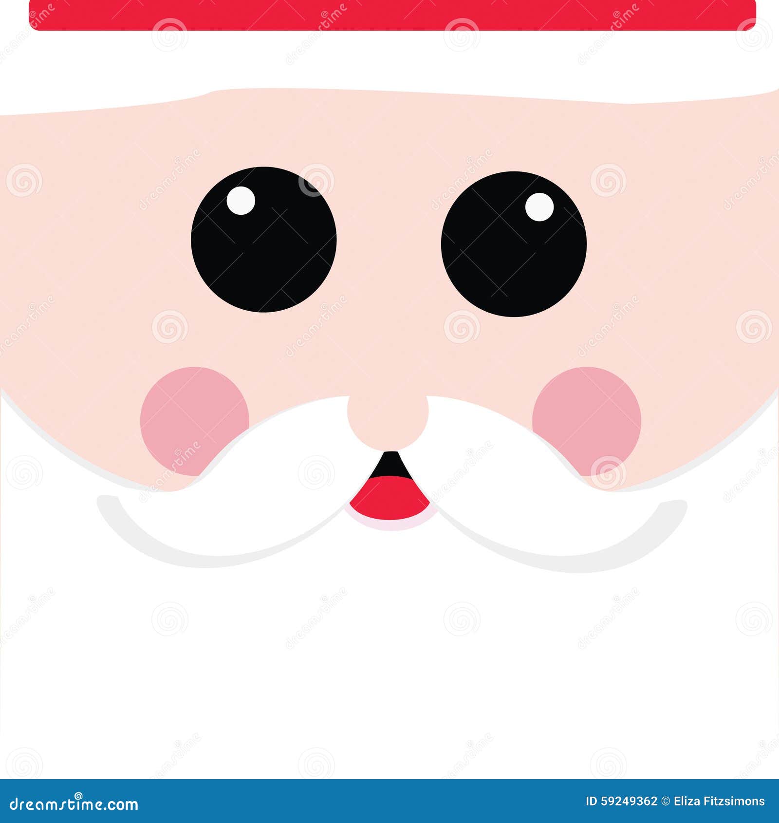 Santa claus stock vector. Illustration of kringle, christmas - 59249362