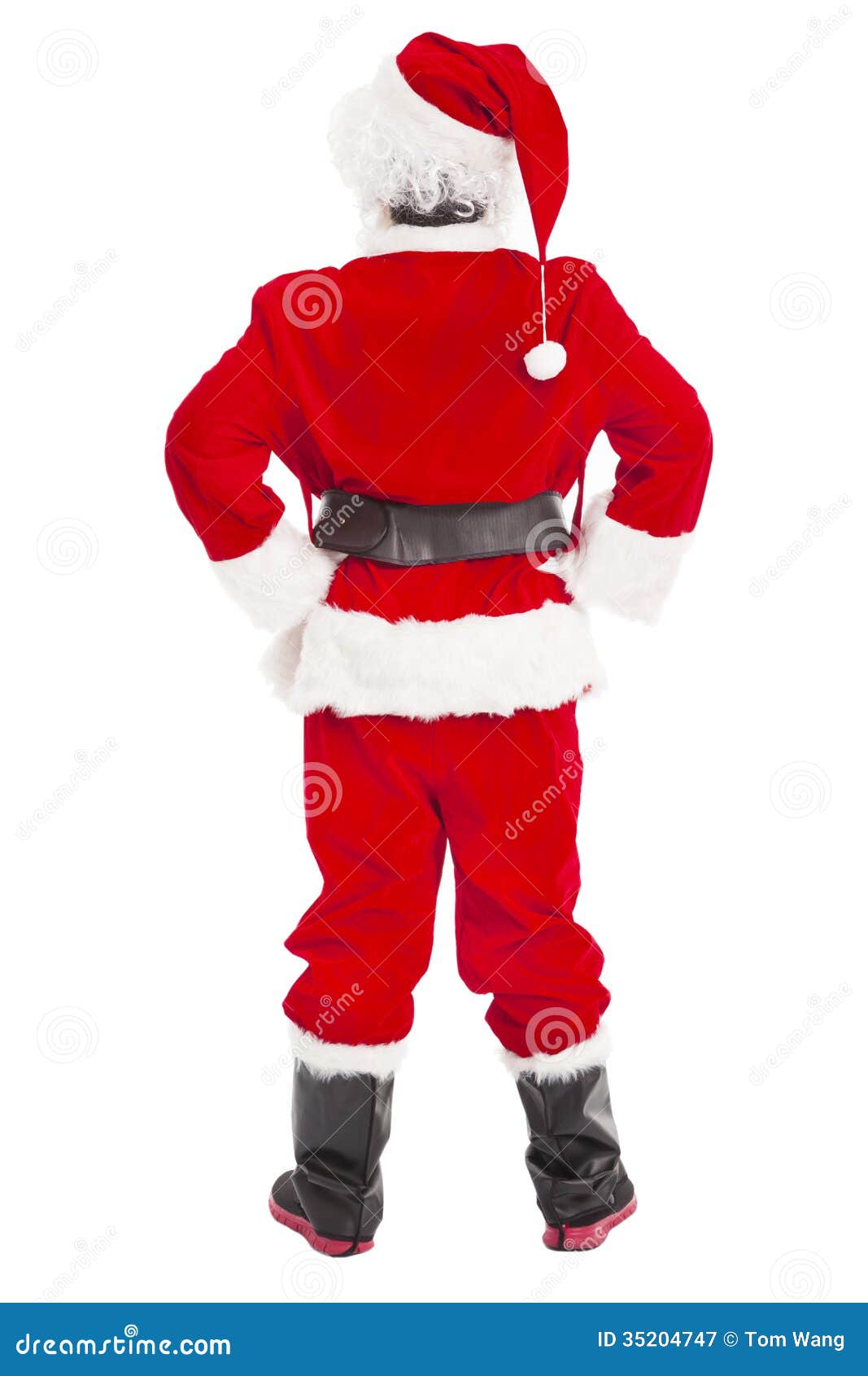 249 Santa Claus Standing Back View Stock Photos - Free & Royalty-Free ...