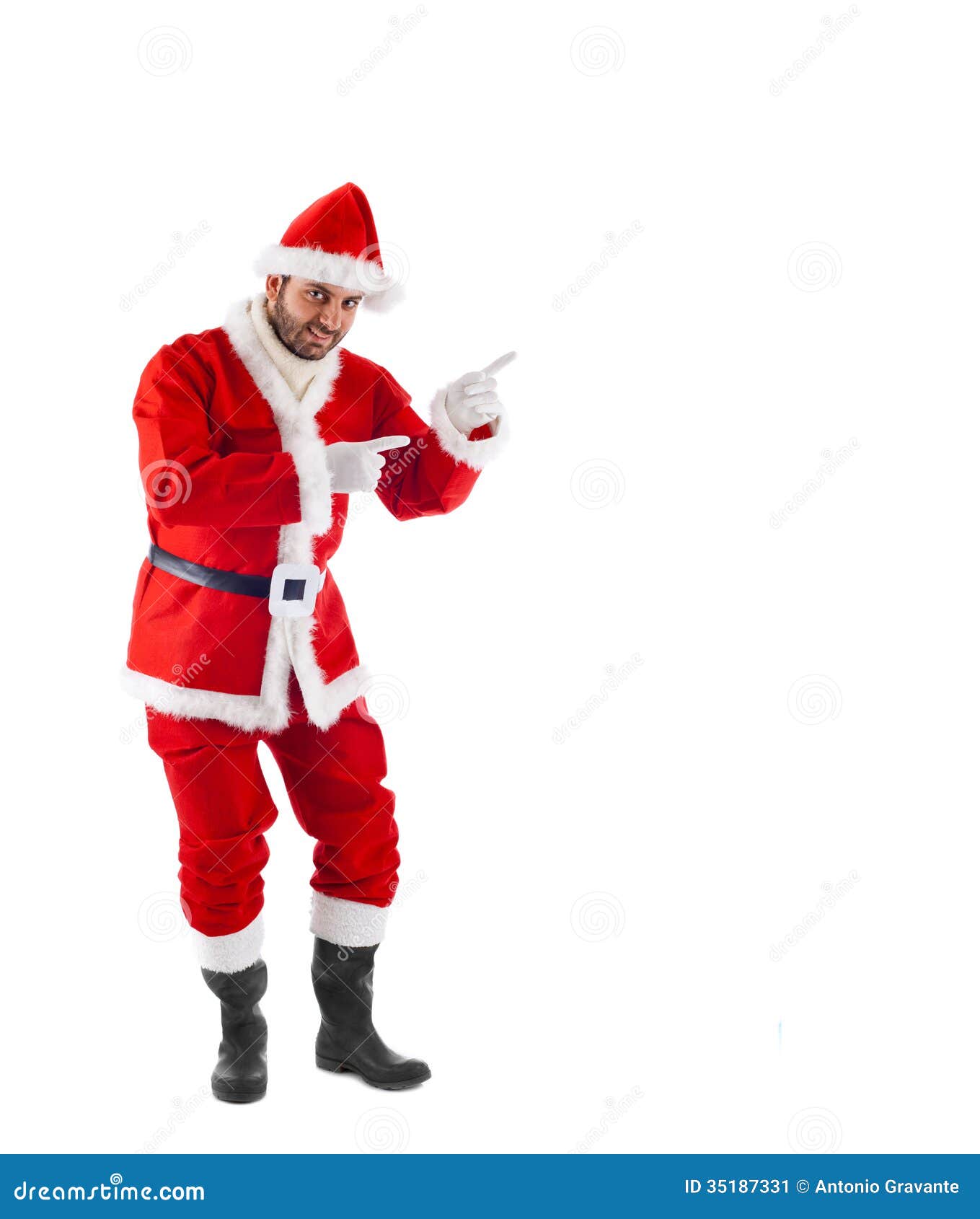 Santa Claus standing stock image. Image of looking, merry - 35187331