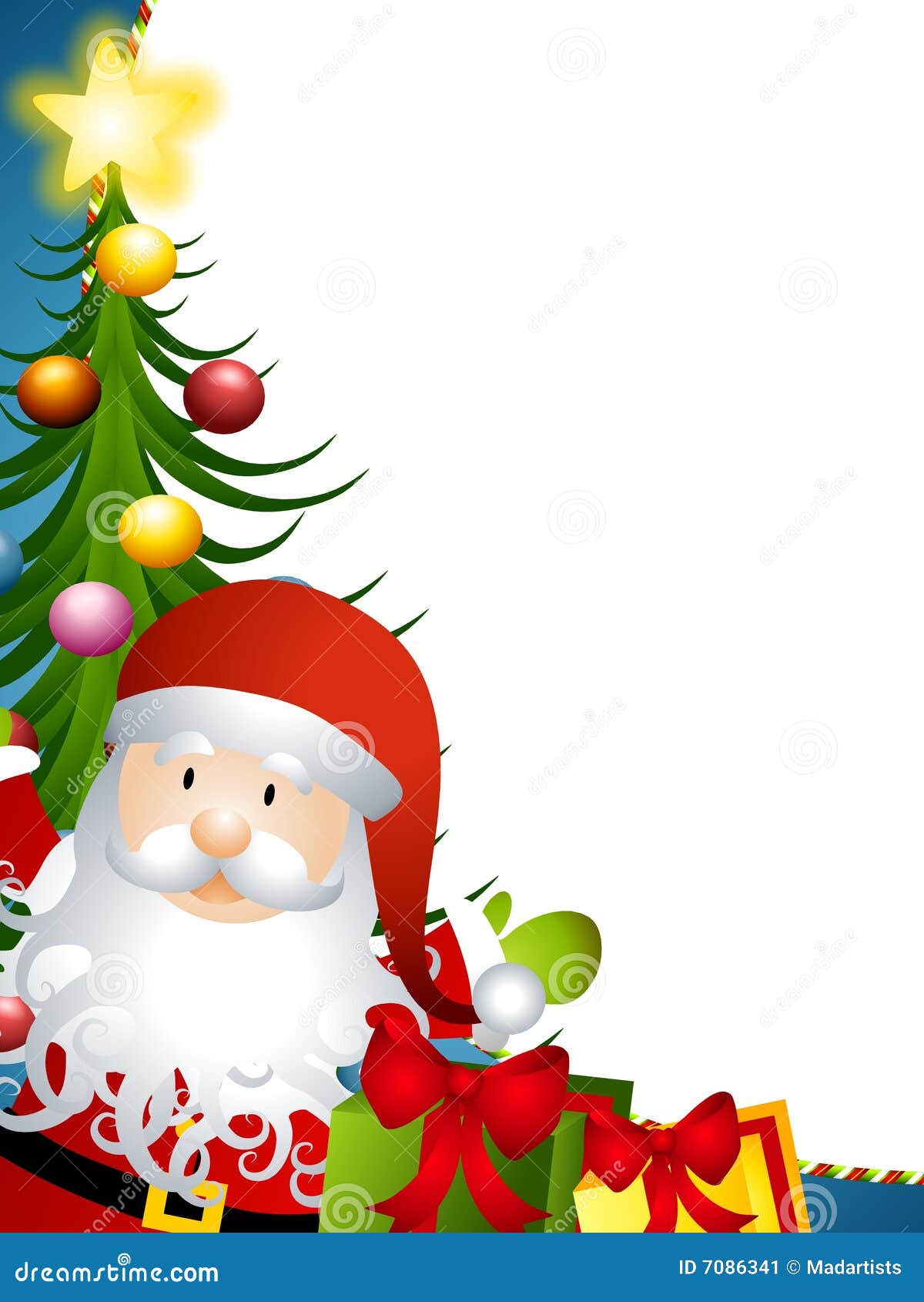Santa Claus Border Clip Art