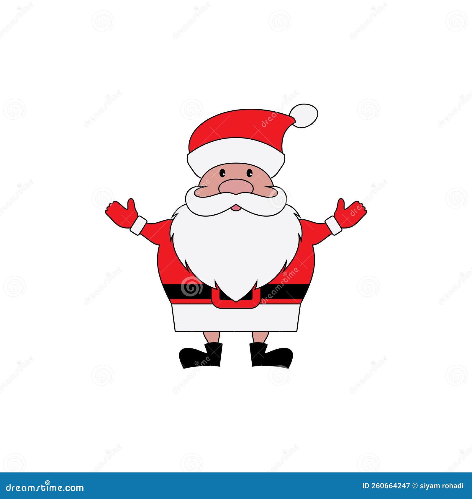 Santa Claus Vector Illustrations Design Icon Stock Vector ...