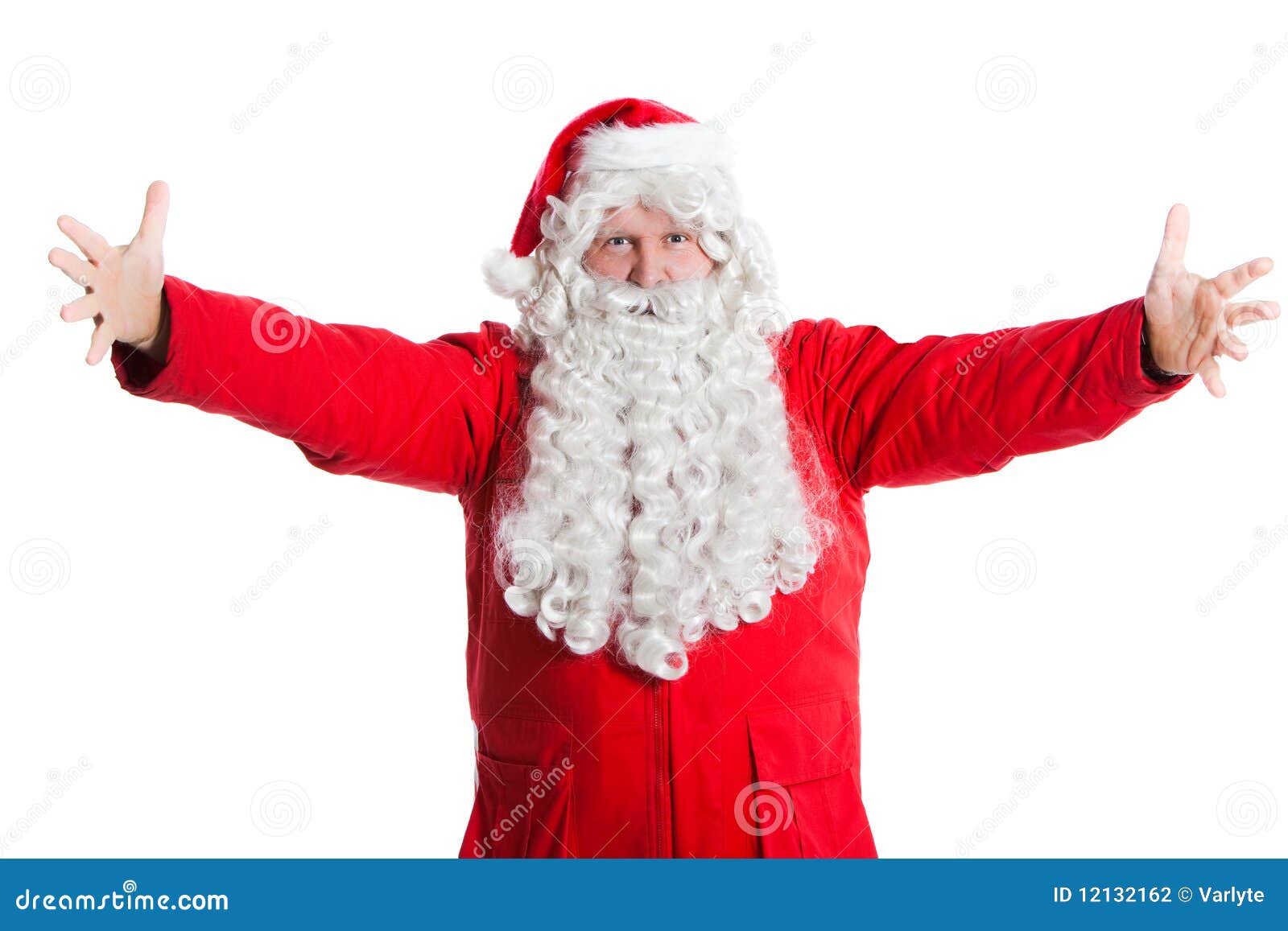 Santa Claus welcome stock photo. Image of funny, male - 12132162