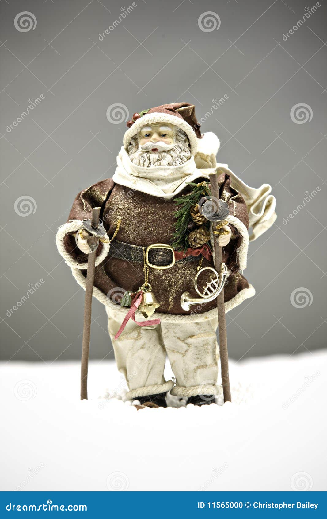 Santa Clause in snow stock photo. Image of celebrate - 11565000