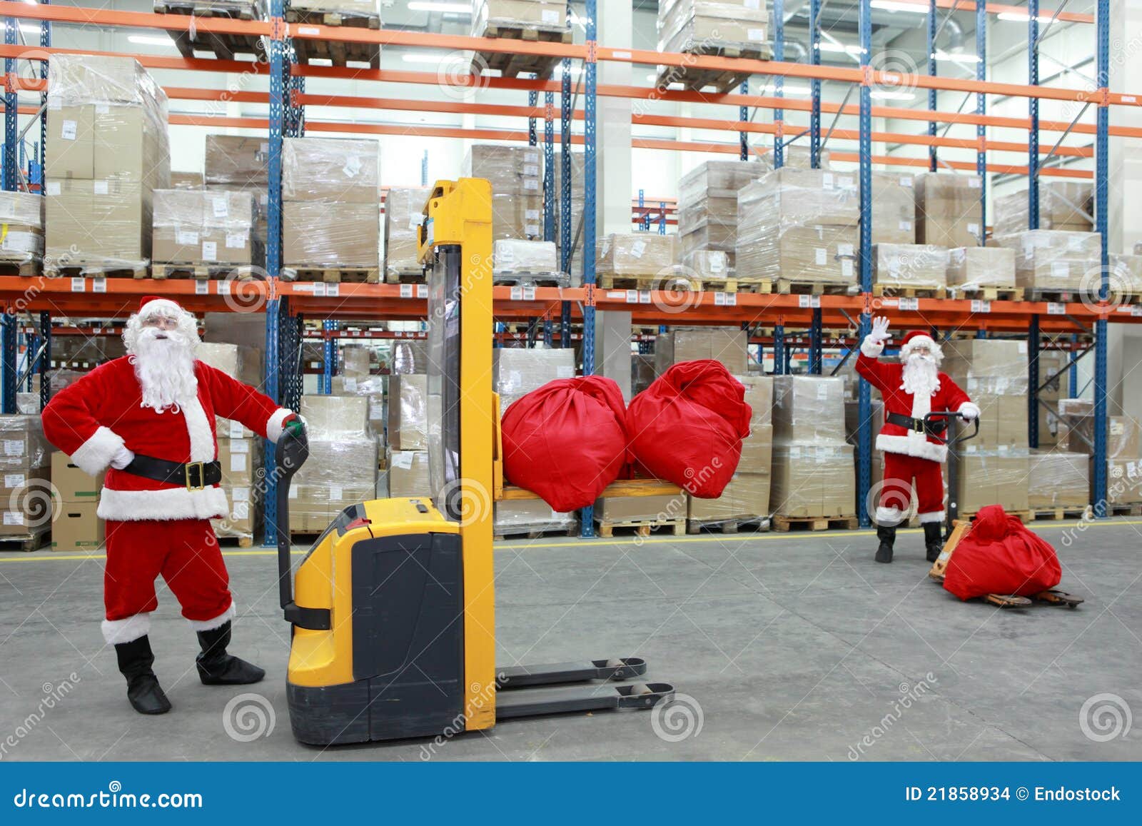 Workers Work With Cement Mortar, Loading The Hopper Bucket With Mortar ...