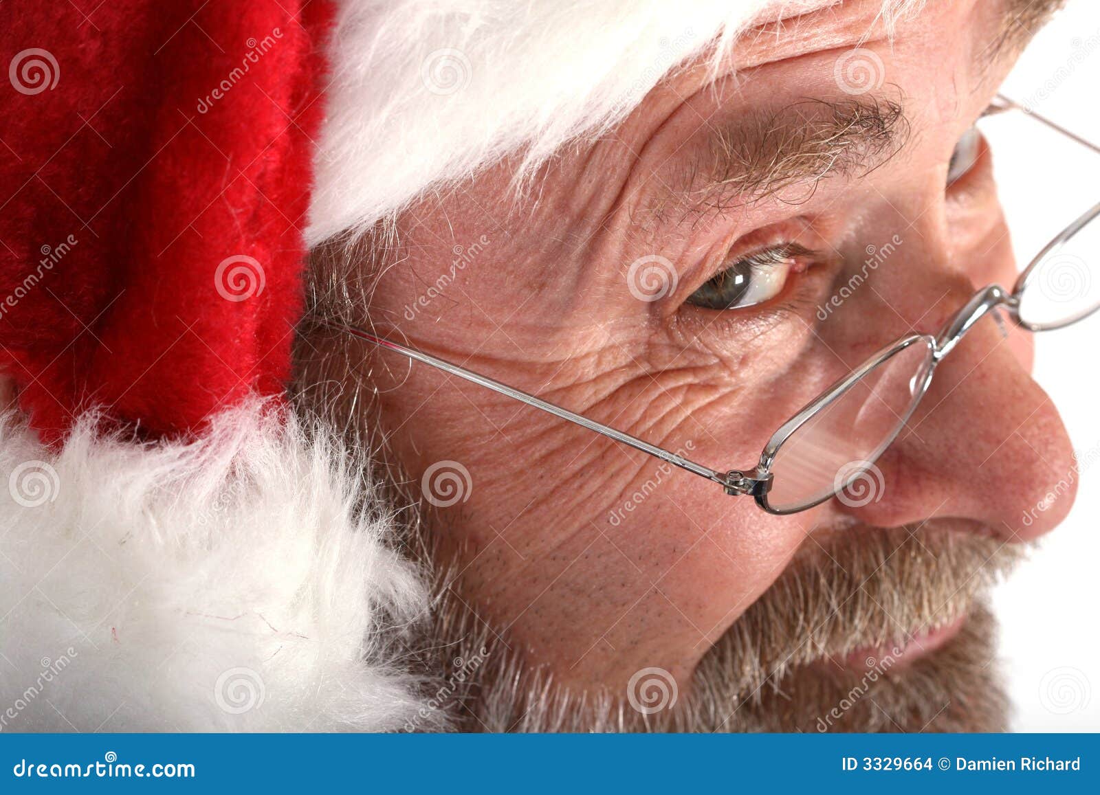 Santa Close up stock photo. Image of happy, nicholas, claus - 3329664