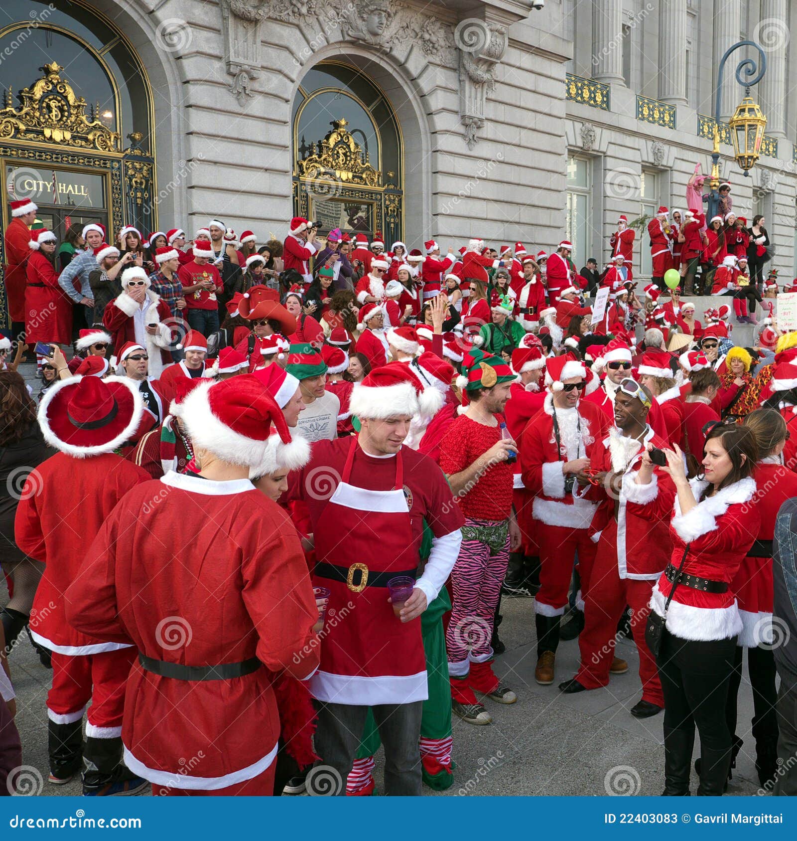 Santa Con San Francisco 2011 Editorial Stock Photo - Image of santa ...