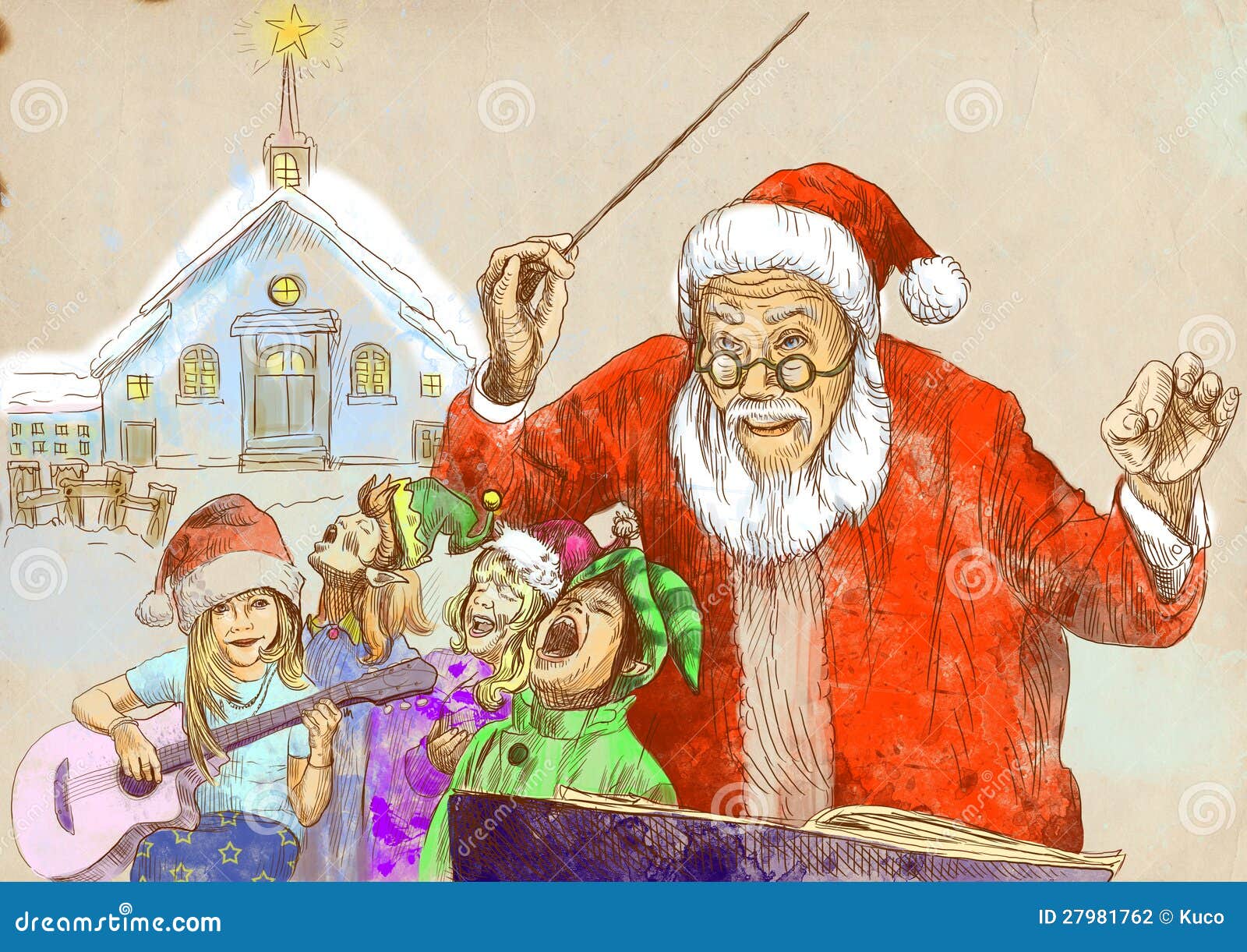 Santa Conductor Stock Illustrations – 33 Santa Conductor Stock ...