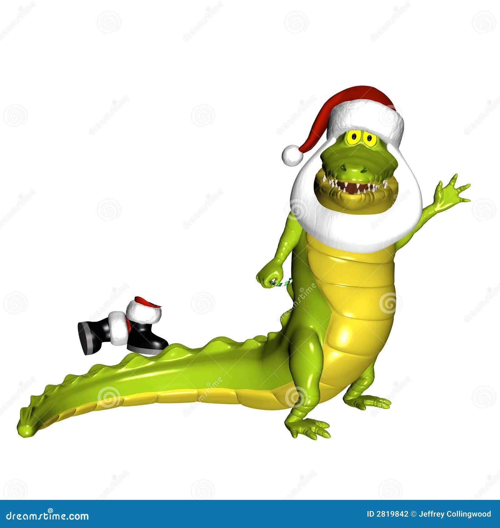 Santa Croc 2 stock illustration. Illustration of happy - 2819842