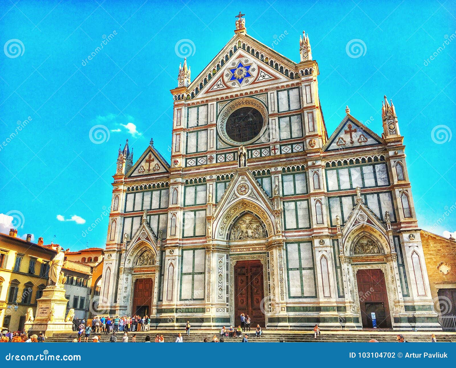 Santa Croce foto de archivo. Imagen de iglesia, romano - 103104702