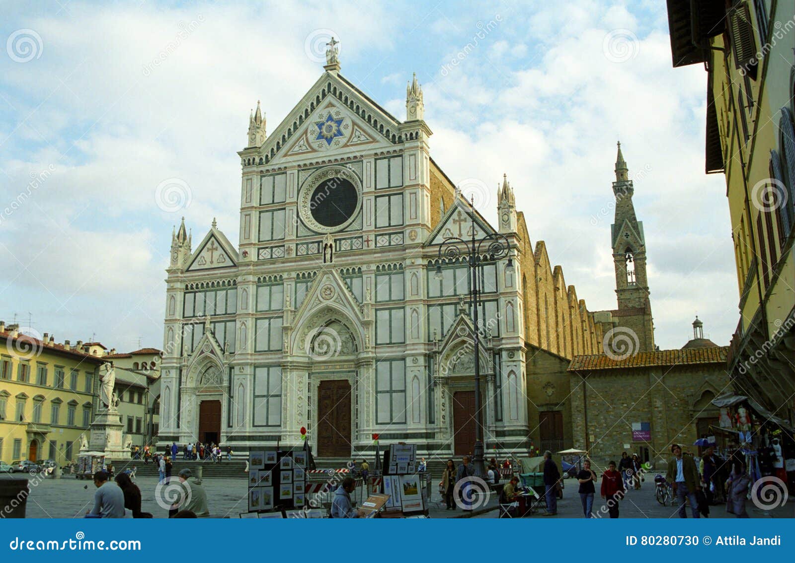 Santa Croce Church, Firenze, Italy Editorial Image - Image of ...