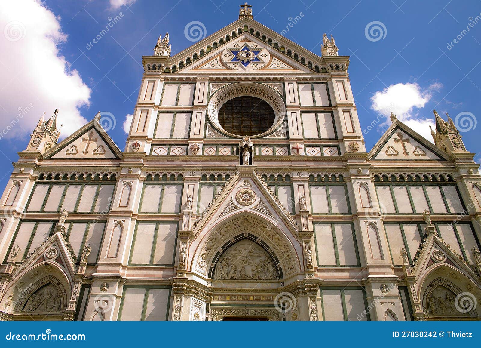 Santa Croce Church, Florence Stock Photo - Image of place, social: 27030242