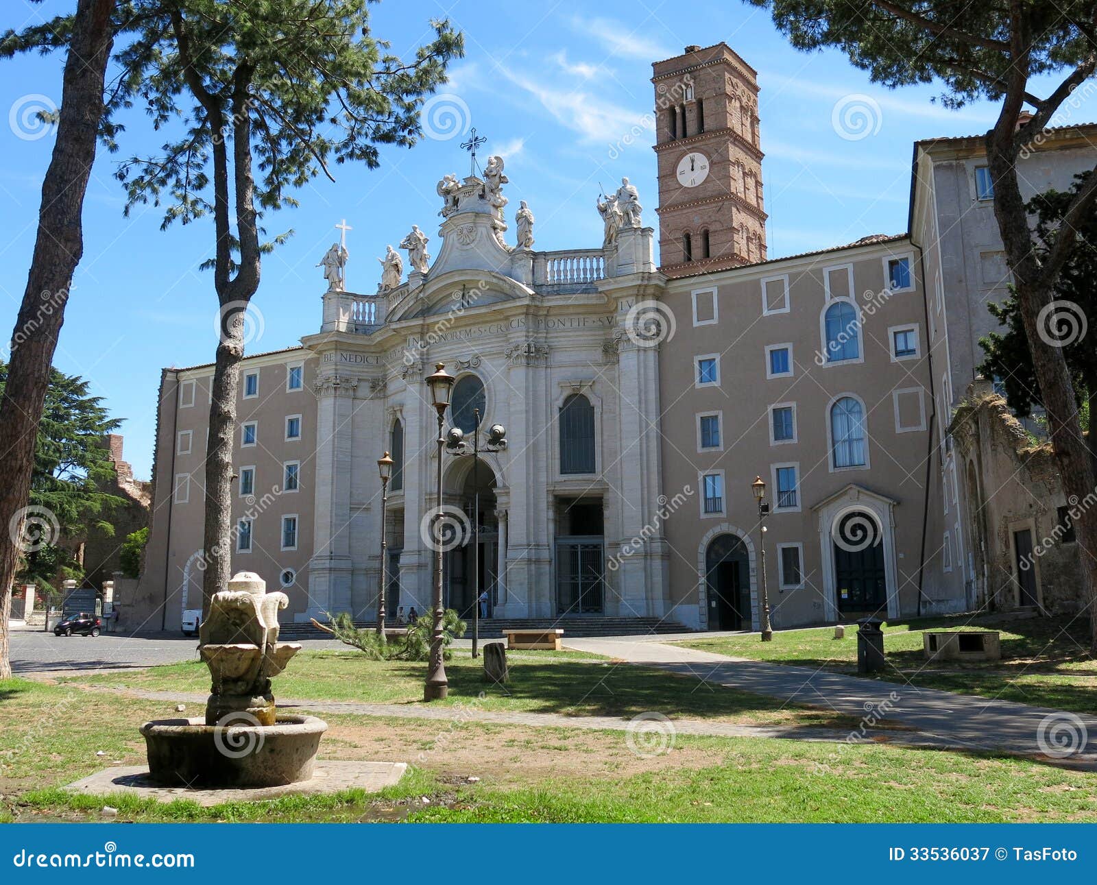 Santa Croce in Gerusalemme, Rome Redactionele Fotografie - Image of ...