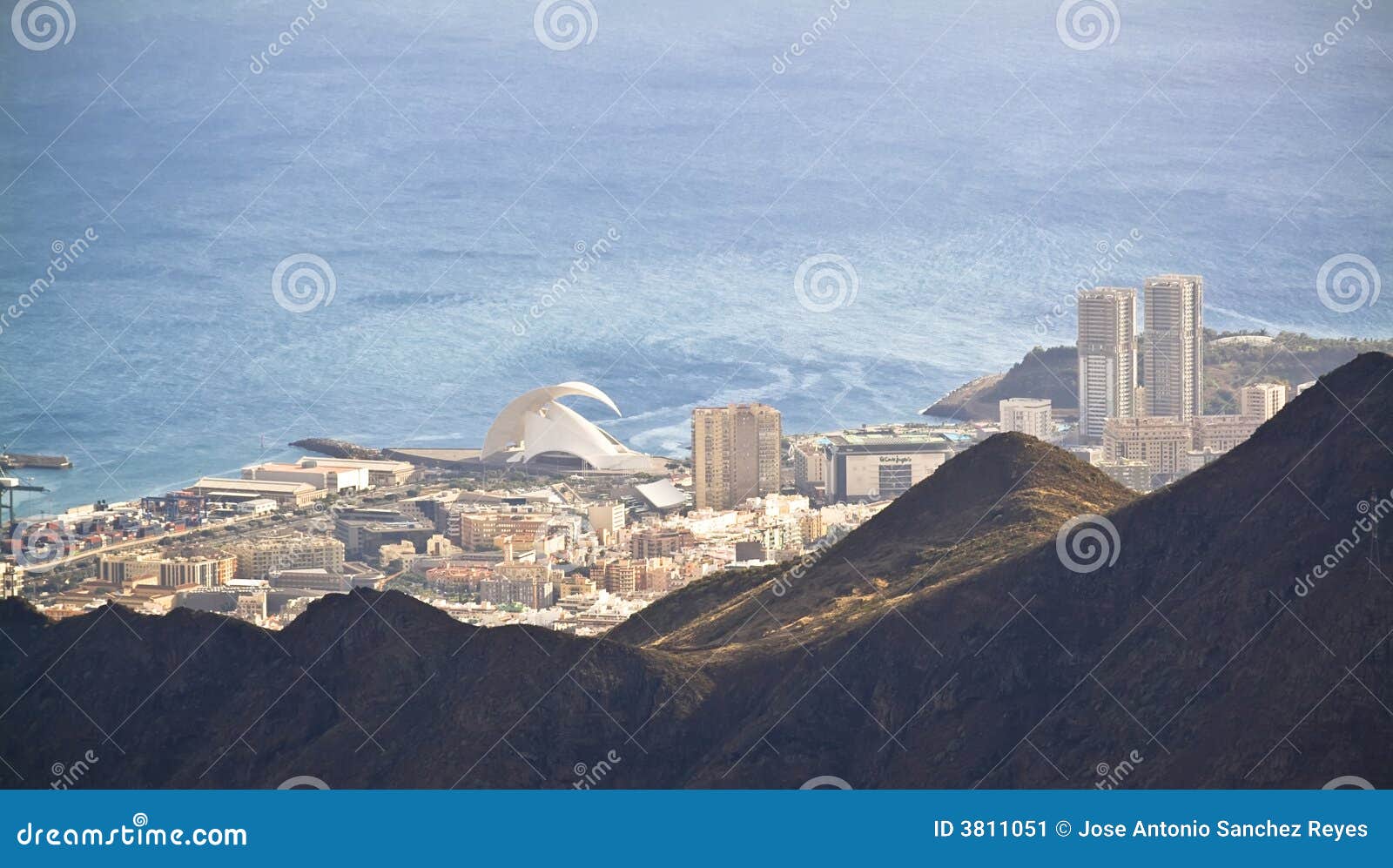 Santa Cruz de Tenerife stock image. Image of mountain - 3811051