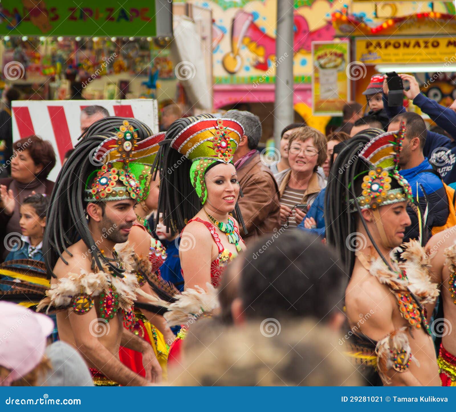 SANTA CRUZ, SPAIN Carnival Parade 2013 Editorial Photo - Image of dress ...
