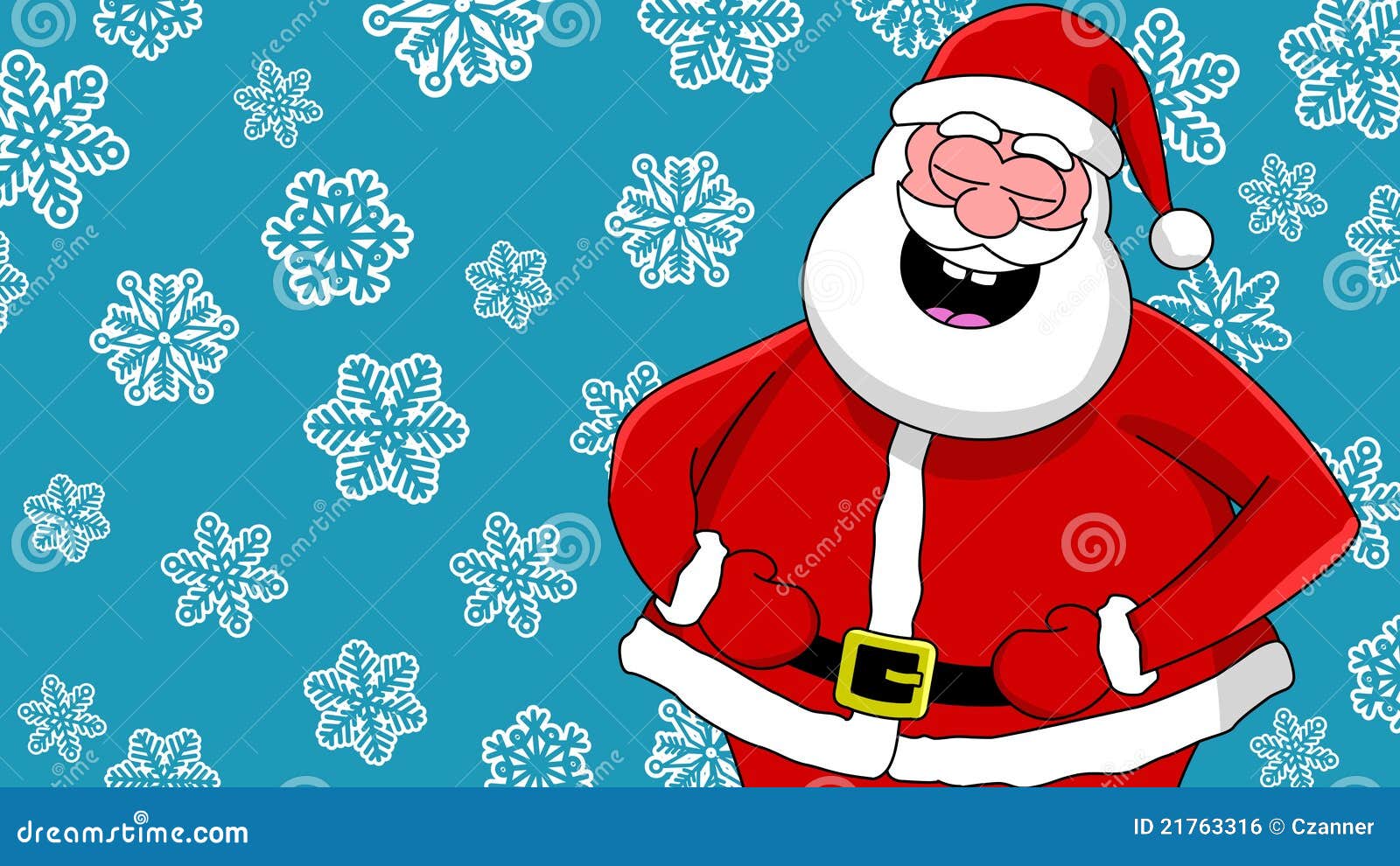 Santa de risa divertido stock de ilustración. Ilustración de santa ...