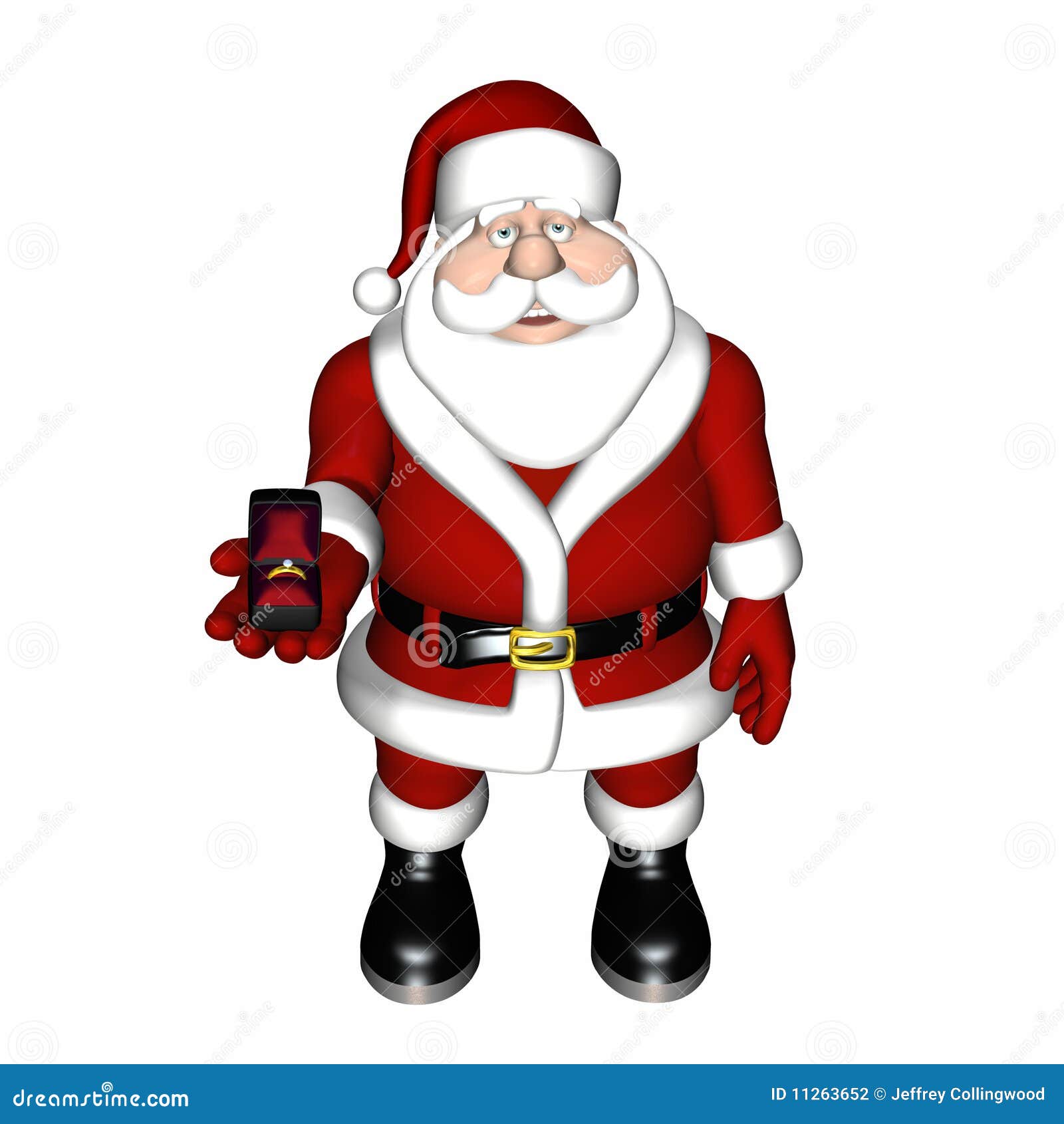Santa Diamond Ring 1 stock illustration. Illustration of jewelry - 11263652