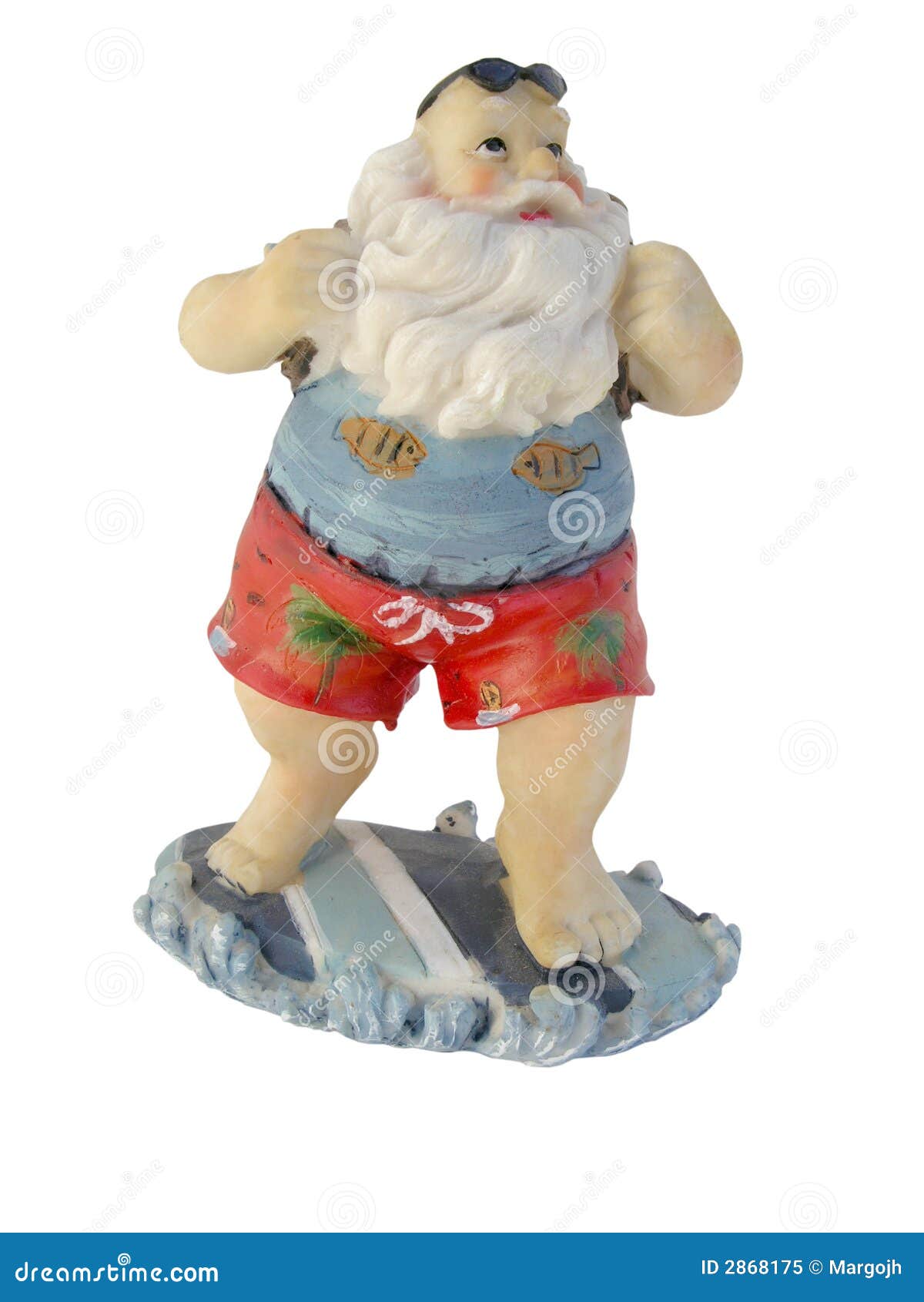 Santa Down Under stock image. Image of claus, glasses - 2868175