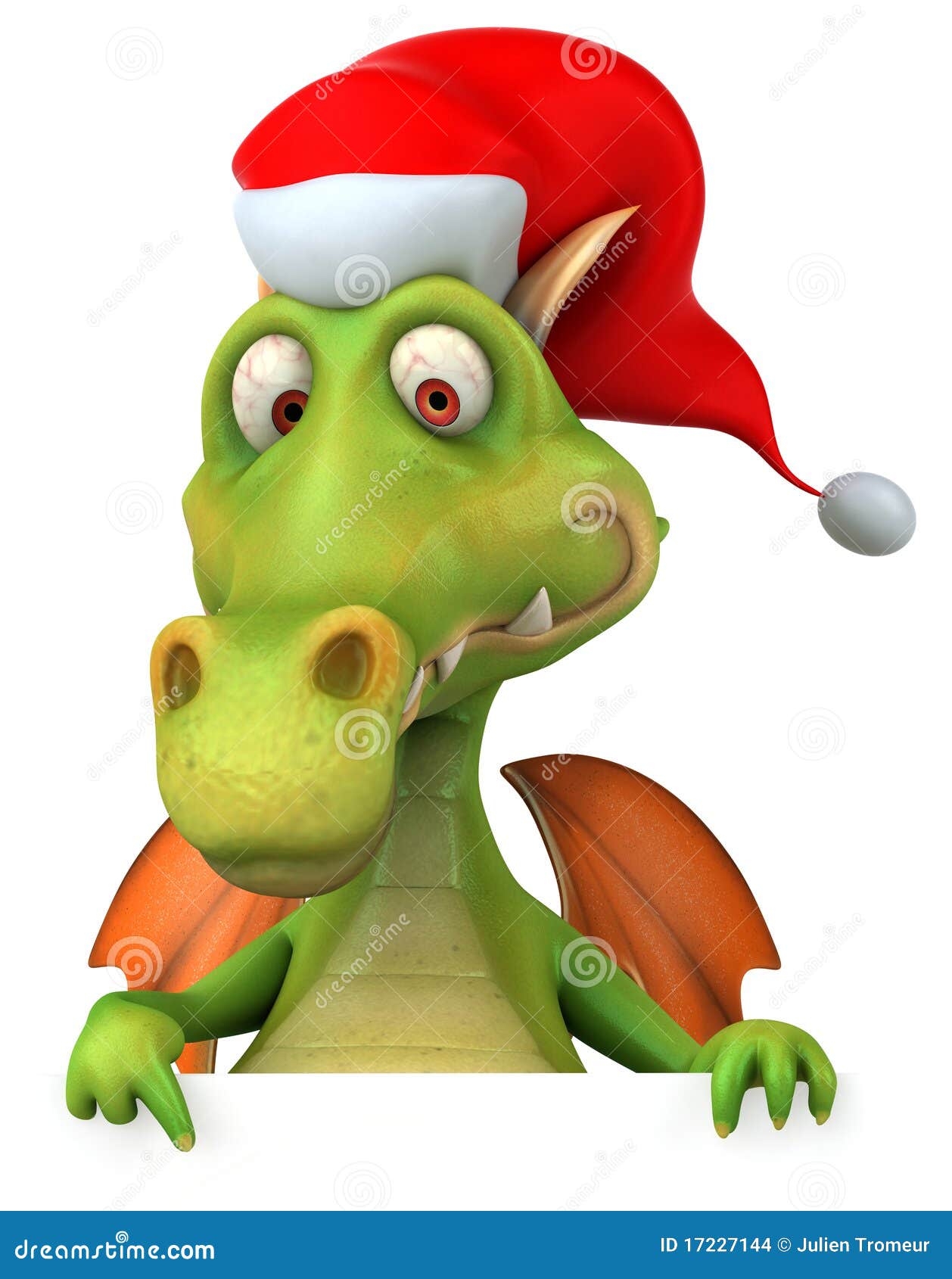Santa dragon stock illustration. Illustration of cute - 17227144