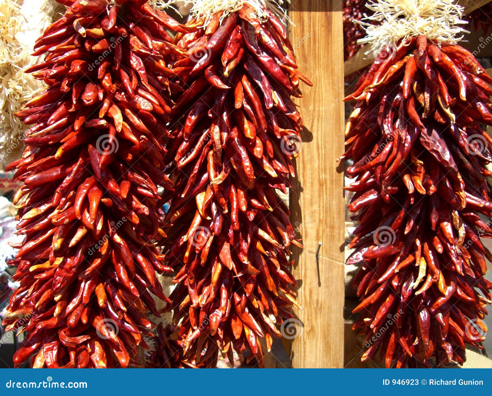 Santa Fe Ristras stock image. Image of three, tourism, shopping - 946923