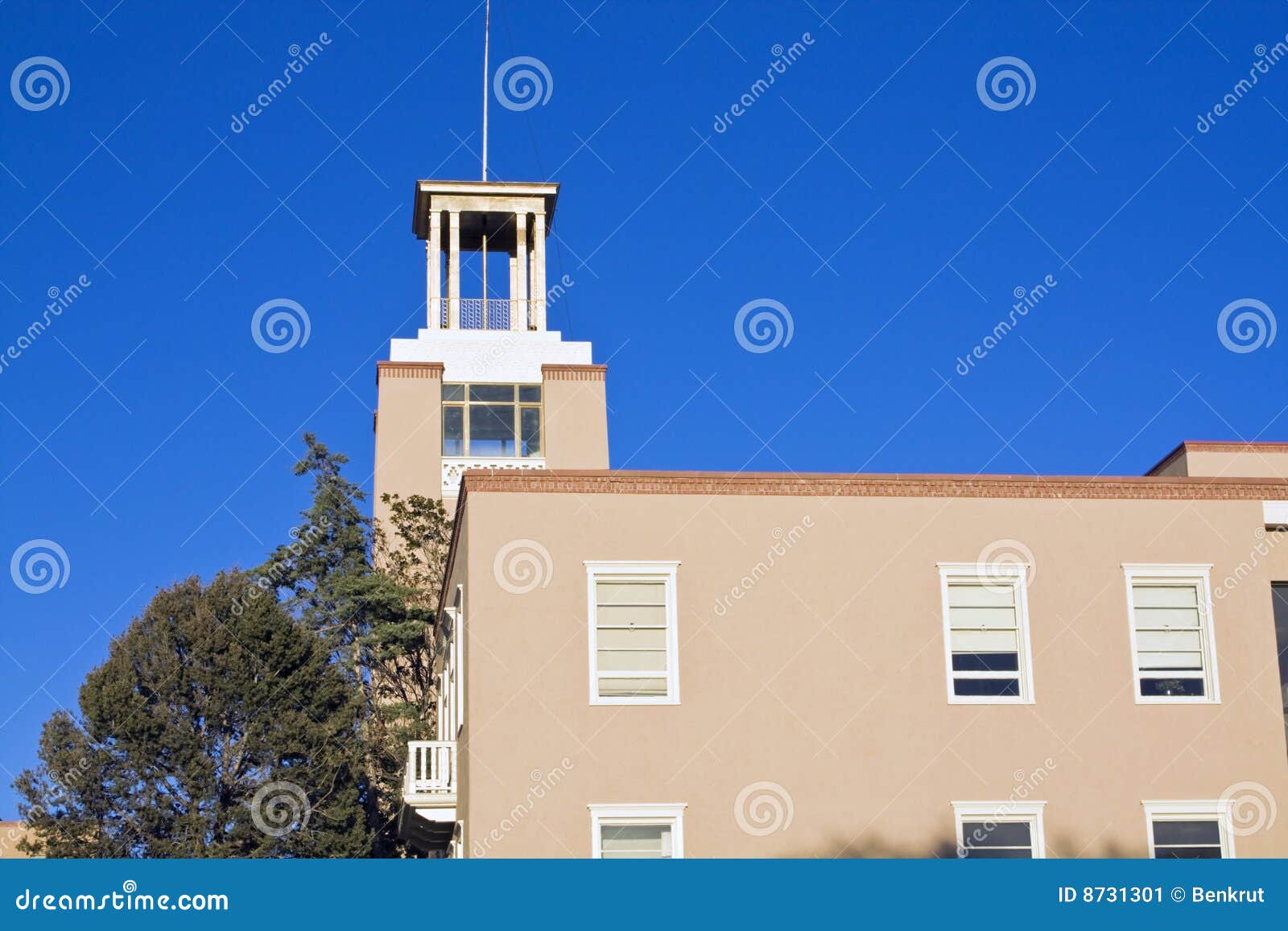 Santa Fe - State Capitol stock image. Image of government - 8731301