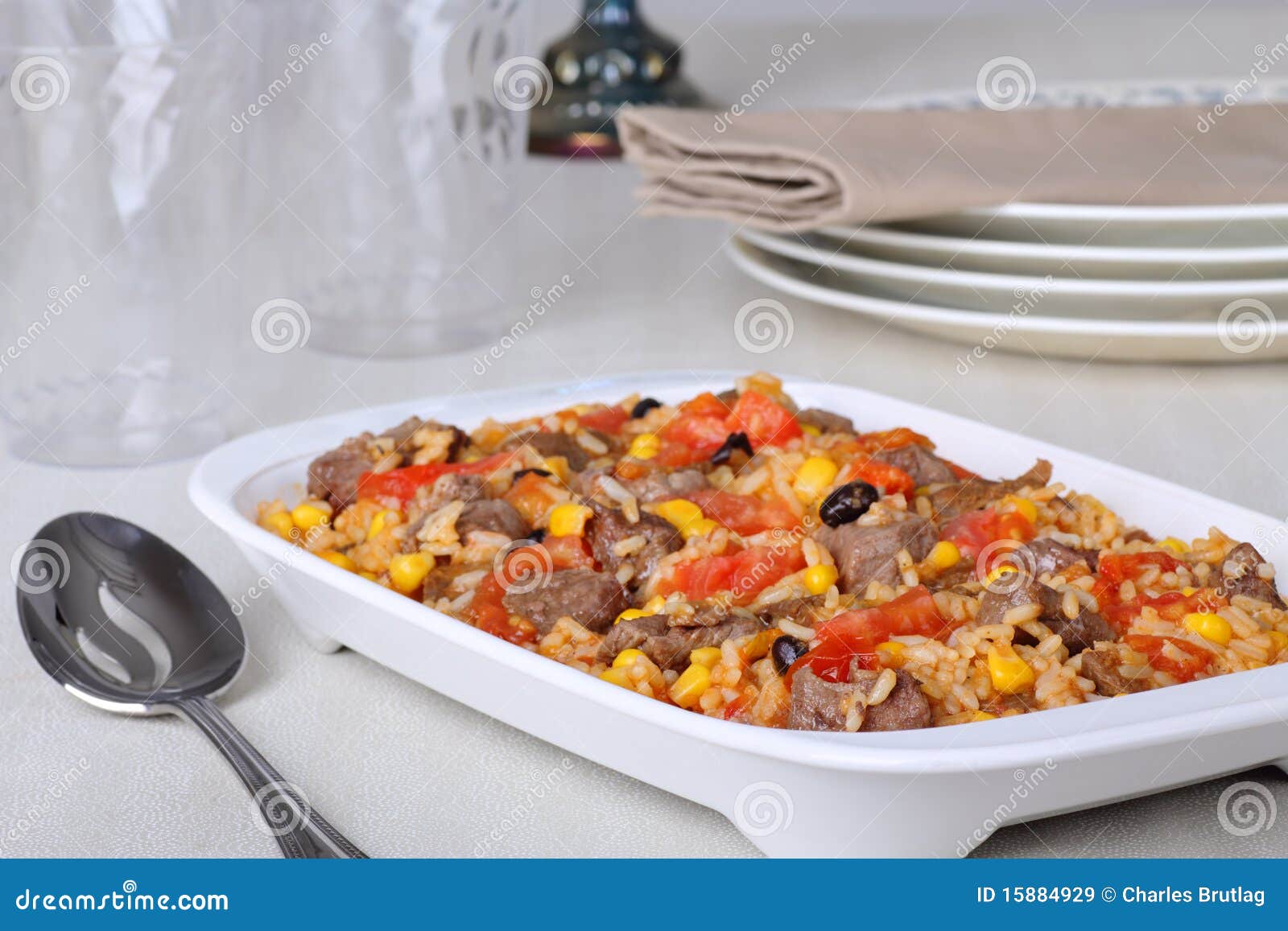 Santa Fe Style Beef stock image. Image of meat, tomato - 15884929