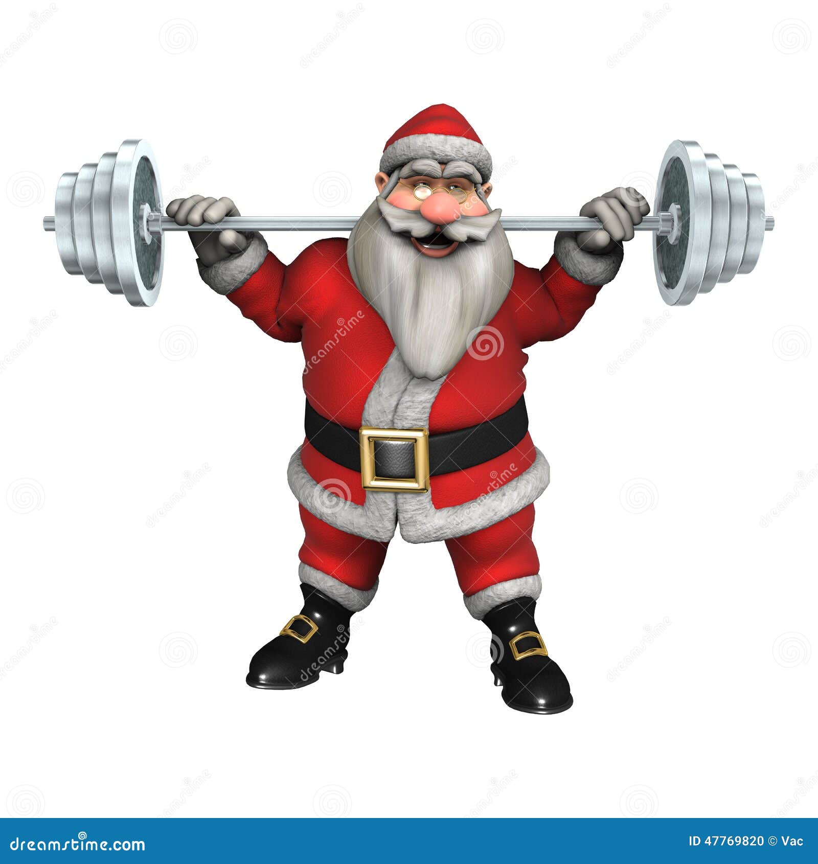 Santa Fitness illustration stock. Illustration du aptitude - 47769820