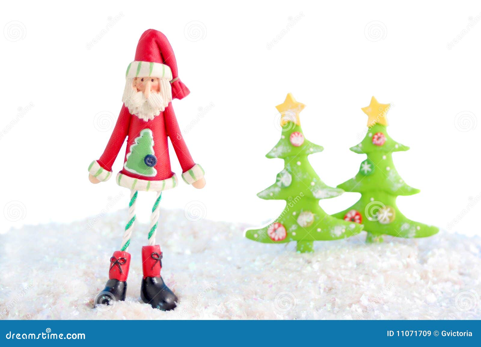 Santa flaco imagen de archivo. Imagen de ornamento, destello - 11071709