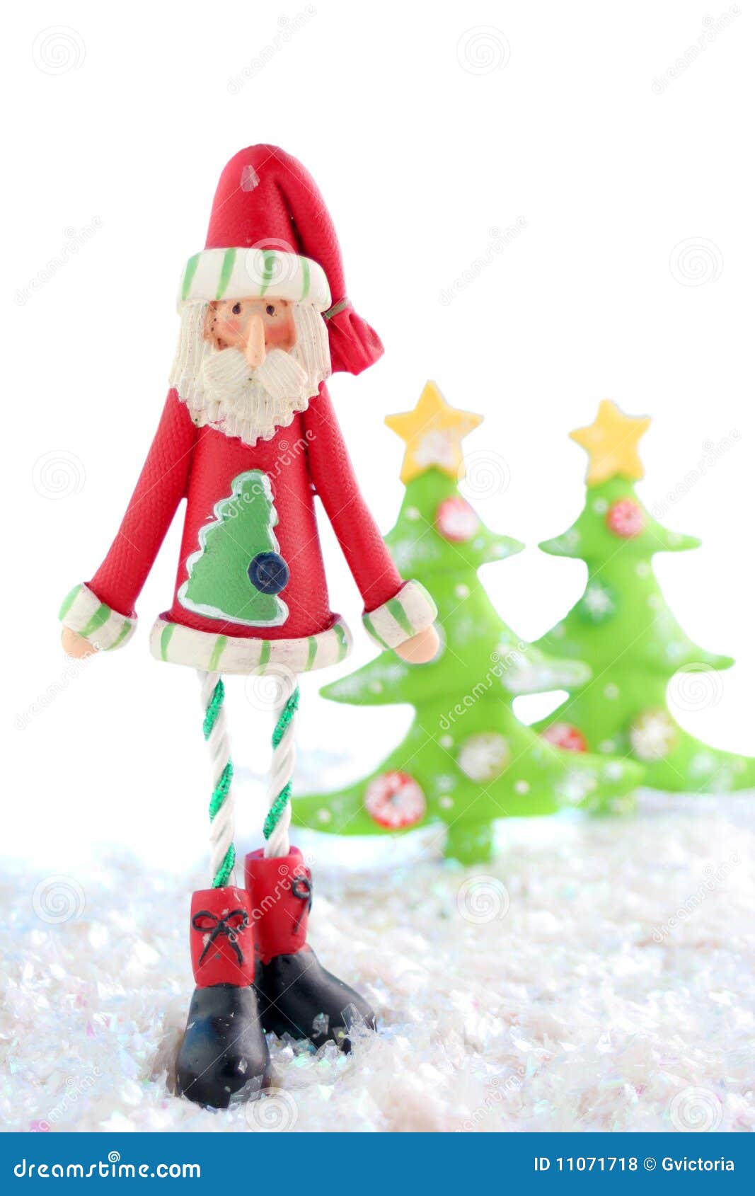 Santa flaco foto de archivo. Imagen de piense, delgado - 11071718