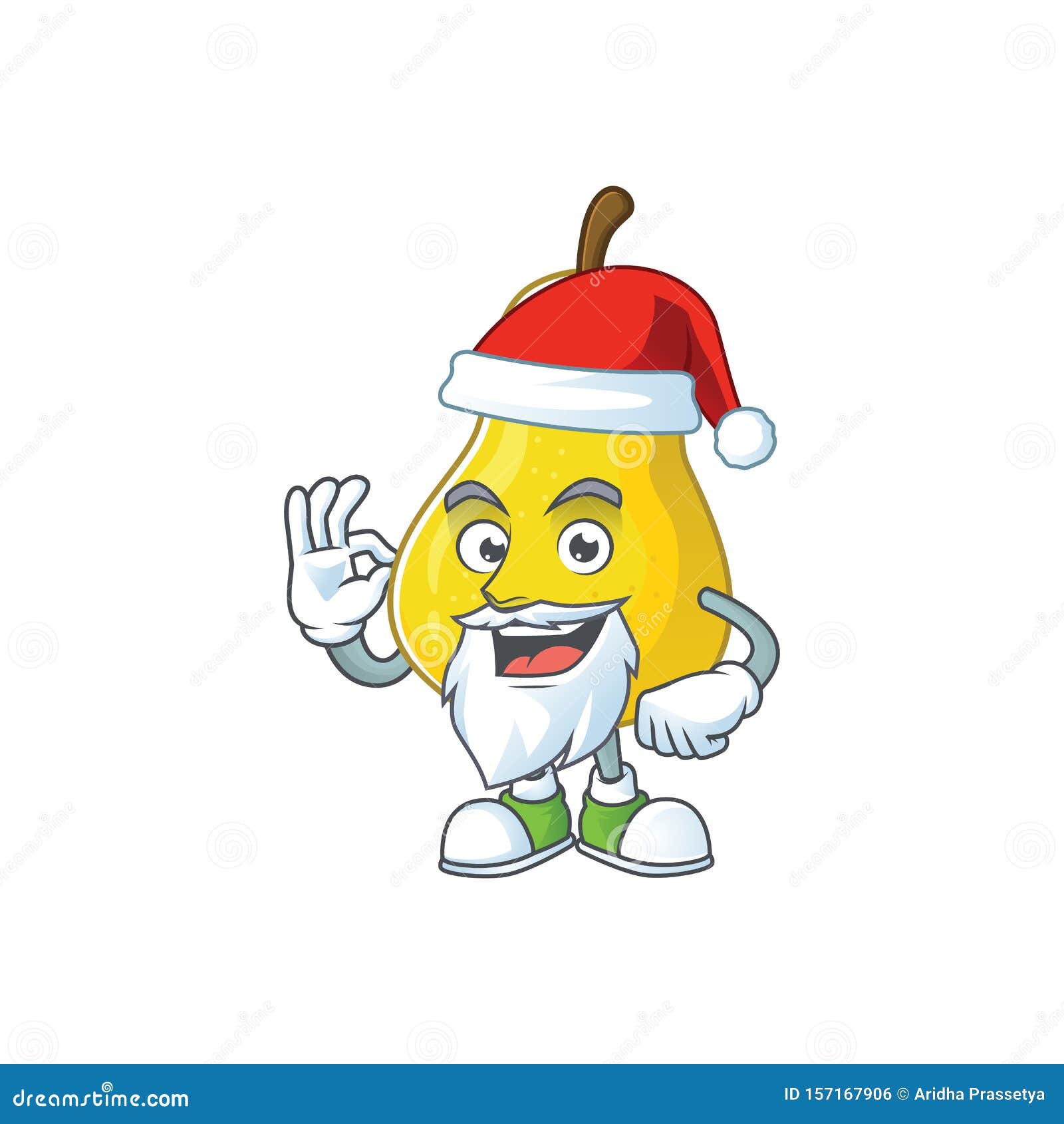 Santa Fresh Organic Parsnip Vegetable Cartoon Style Vector Illustration ...