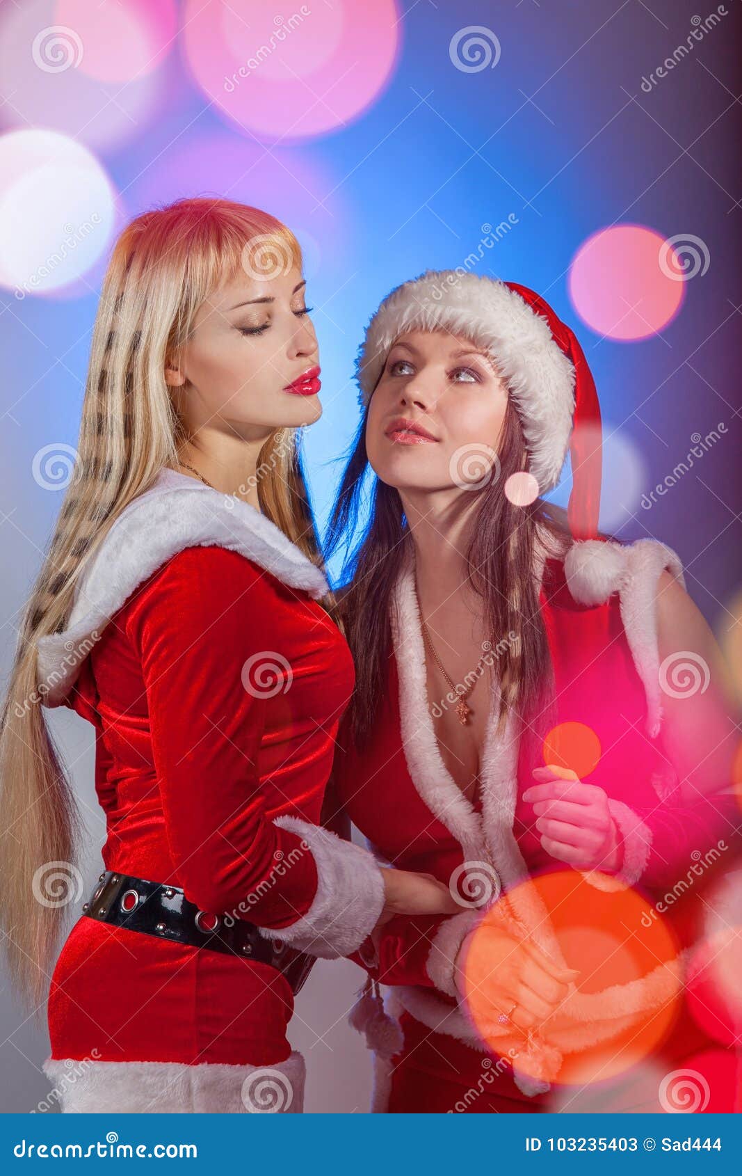 Santa Girl stock afbeelding. Image of aantrekkingskracht - 103235403