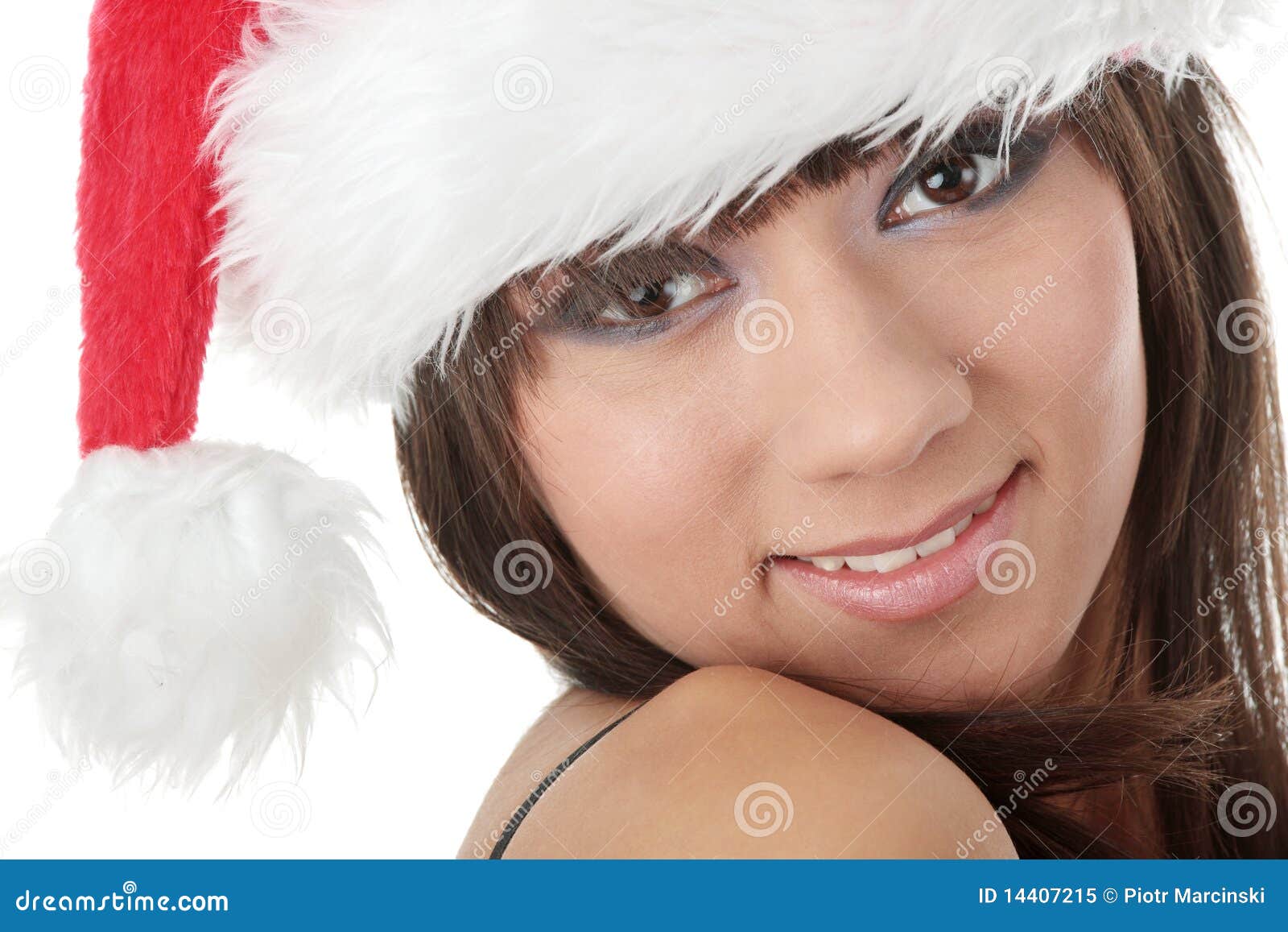 Santa girl stock image. Image of christmas, girl, person - 14407215