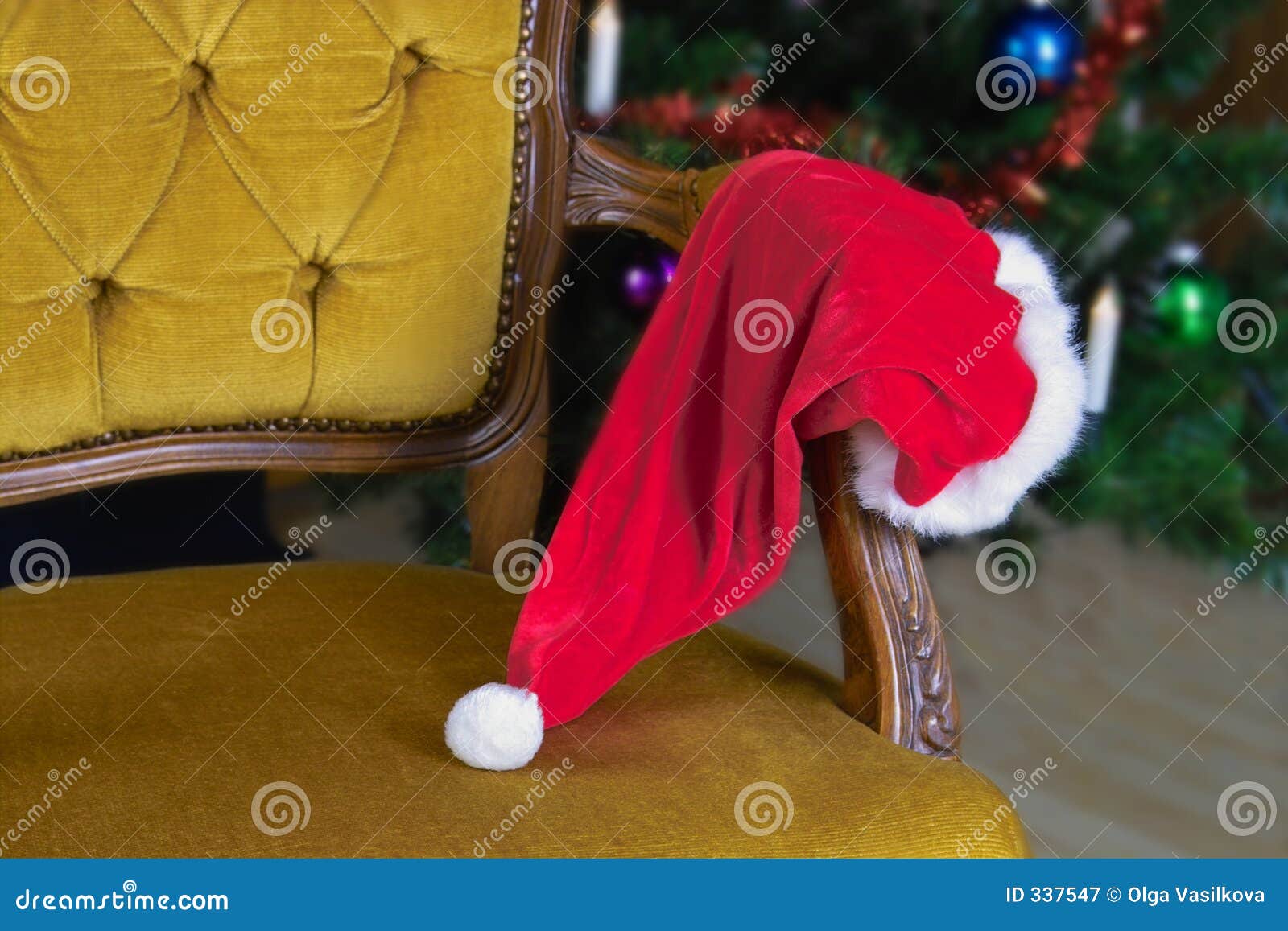 Santa is gone stock image. Image of alone, light, season - 337547