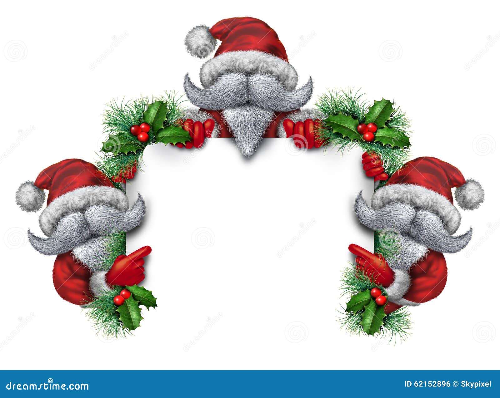 Santa Group Sign illustration stock. Illustration du groupe - 62152896