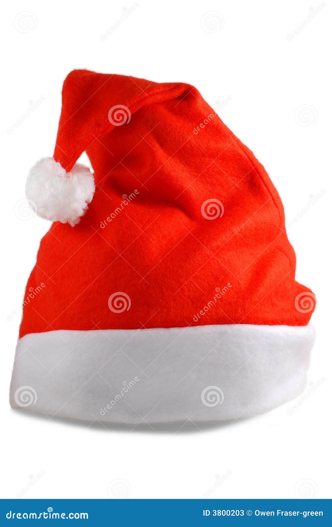 Santa hat stock image. Image of close, christmas, white - 3800203