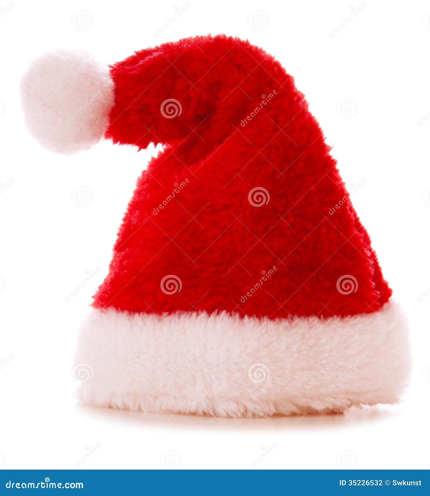 Santa hat. stock photo. Image of isolated, white, christmas - 35226532