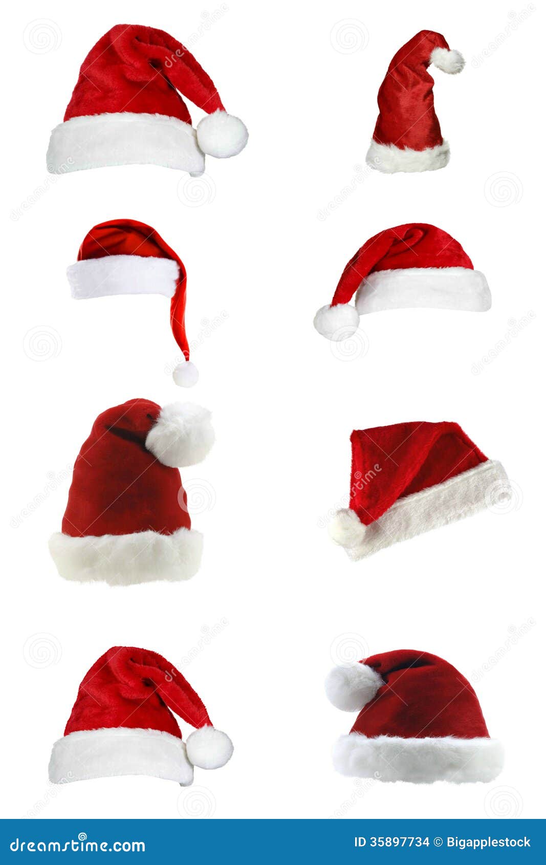 Santa Hats stock photo. Image of holidays, santa, december - 35897734