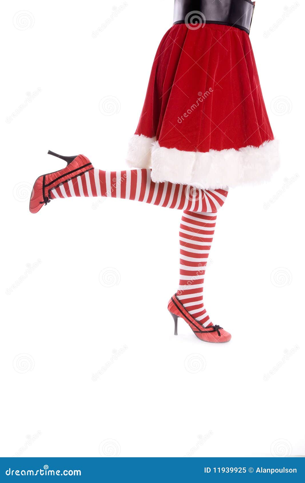 Santa helper leg stock image. Image of casual, healthy - 11939925
