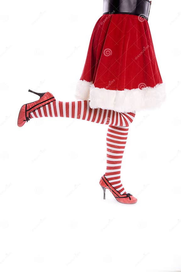 Santa helper leg stock image. Image of casual, healthy - 11939925