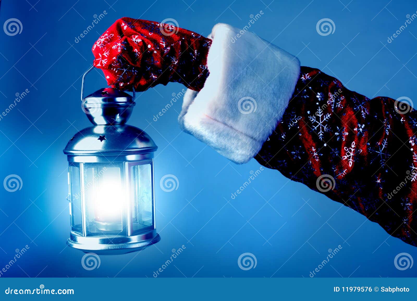 Santa holding a lamp stock photo. Image of human, give - 11979576