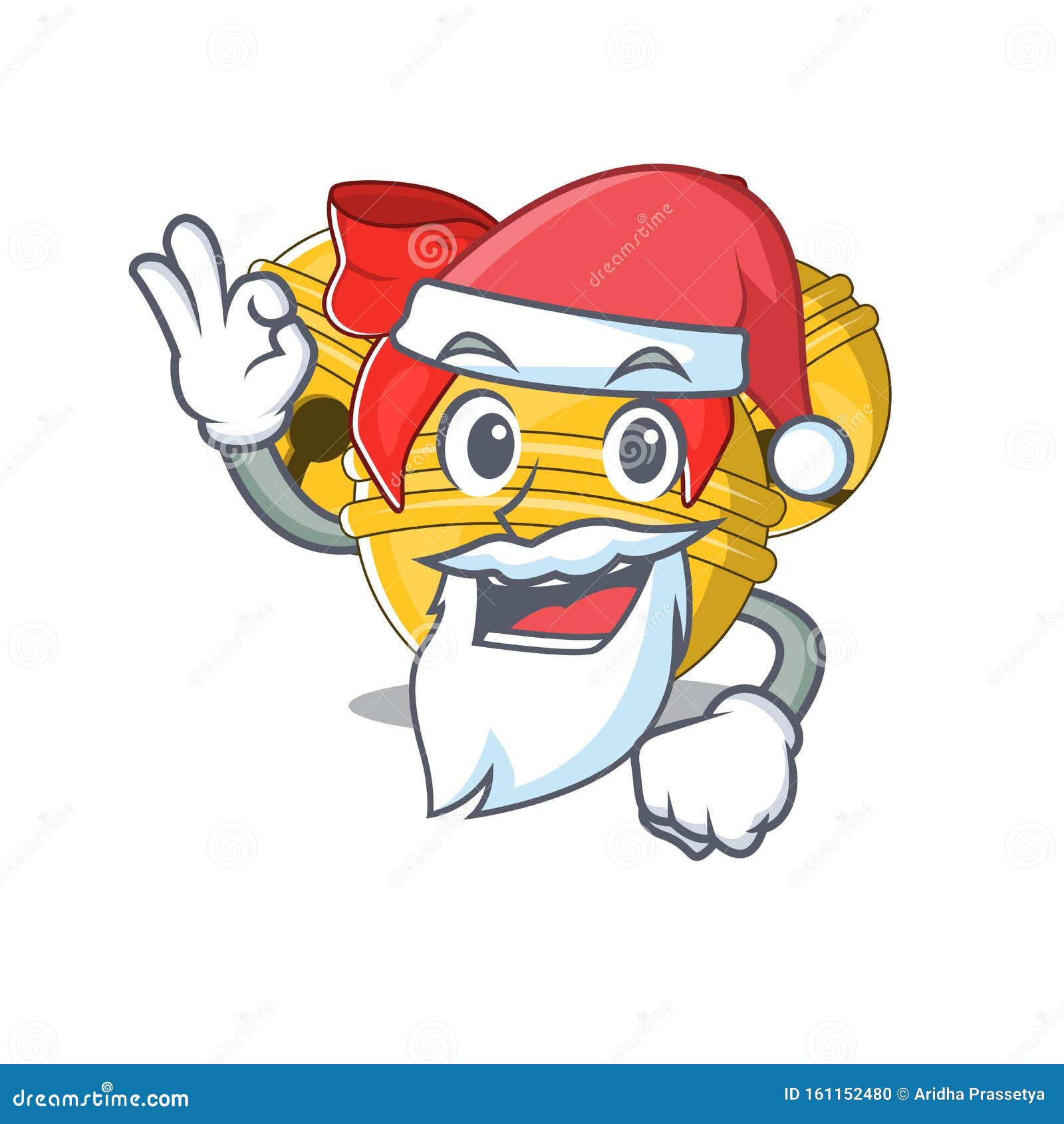 Santa Jingle Bell on the Character Table Stock Vector - Illustration of ...