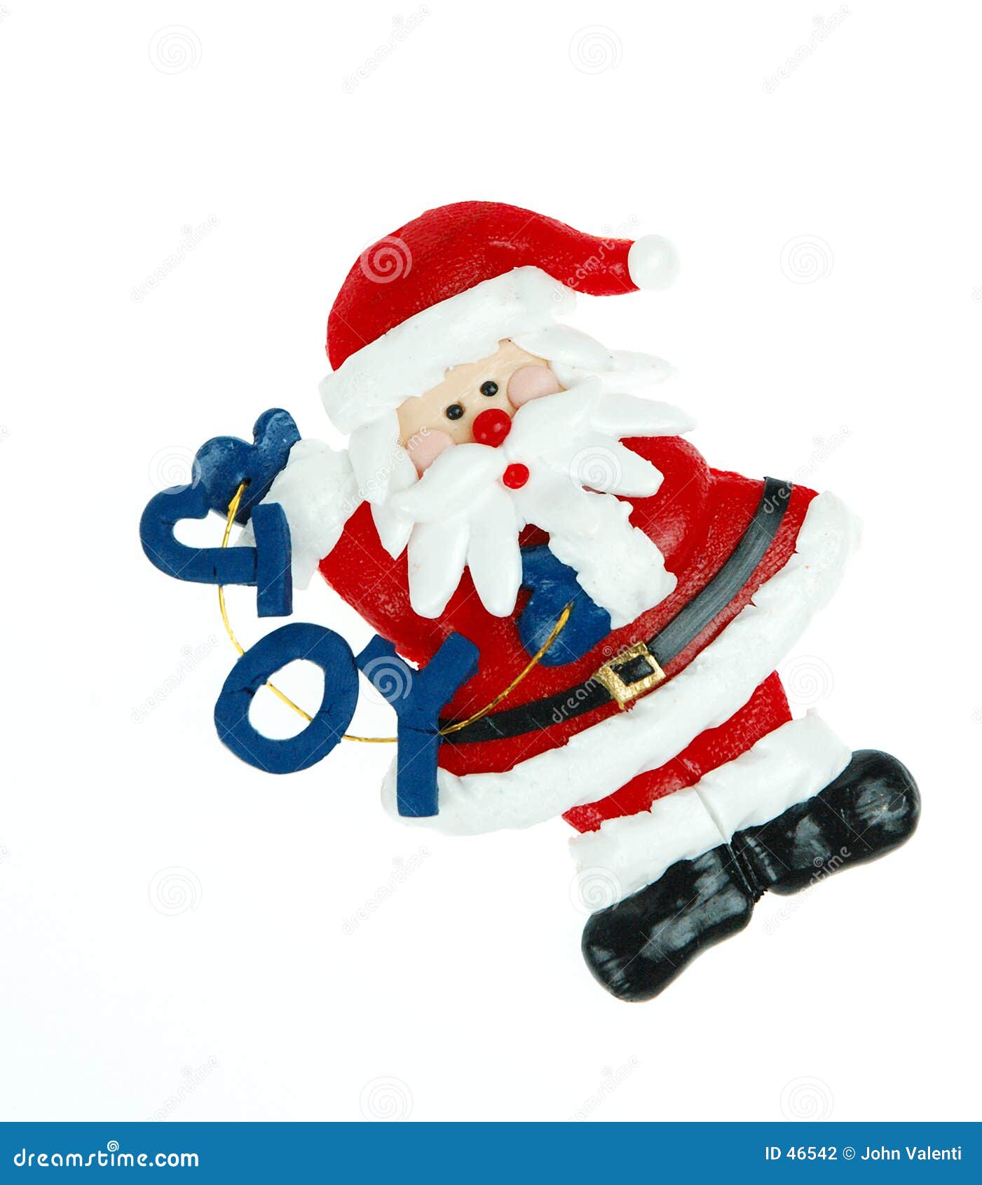 Santa Joy stock photo. Image of christmas, fragile, snow - 46542
